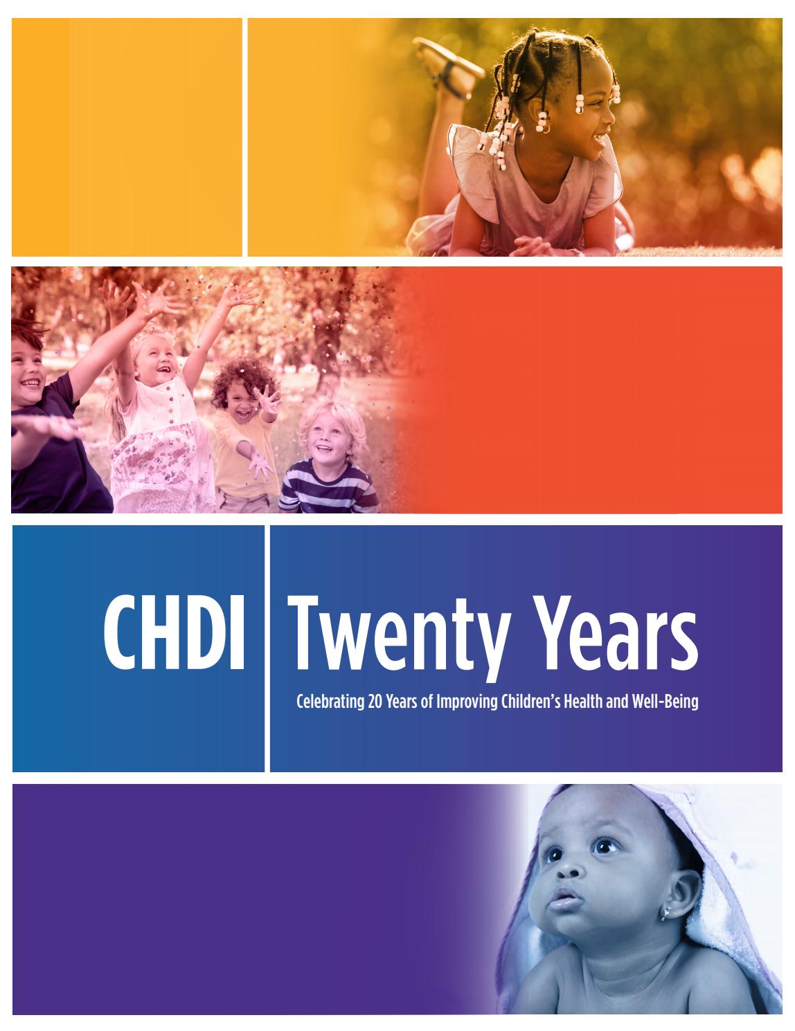 CHDI: Celebrating 20 Years of Improving Children's Health and Well ...