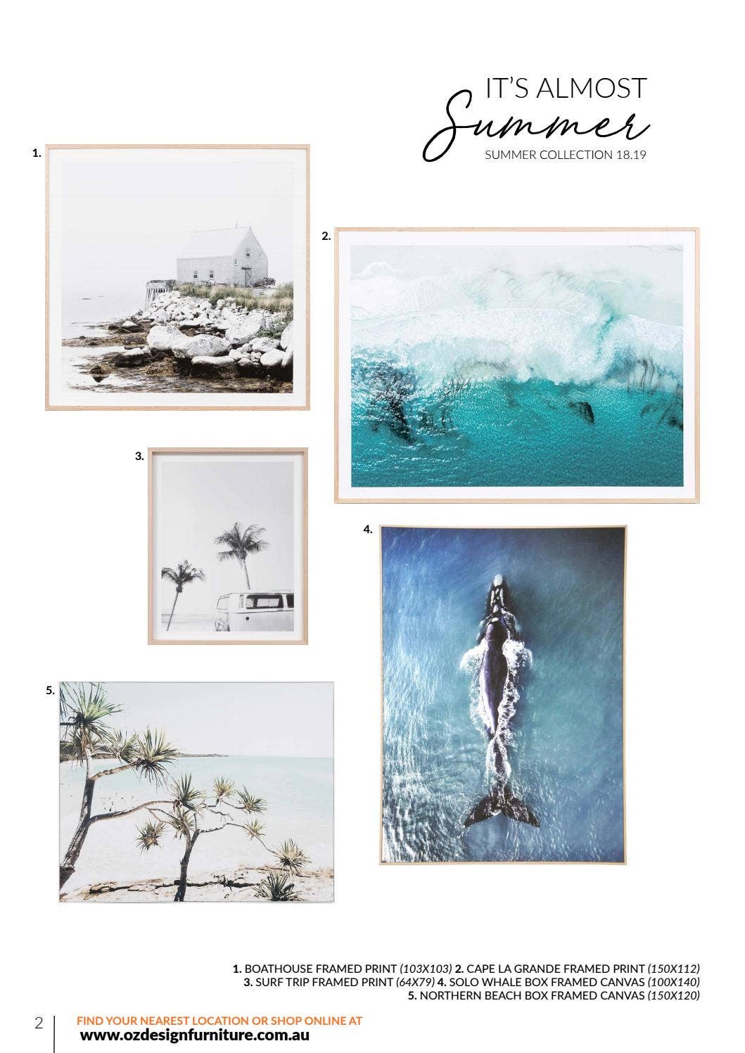 Wall Art and Mirrors Summer 18/19 | OZ DESIGN FURNITURE by OZ Design ...