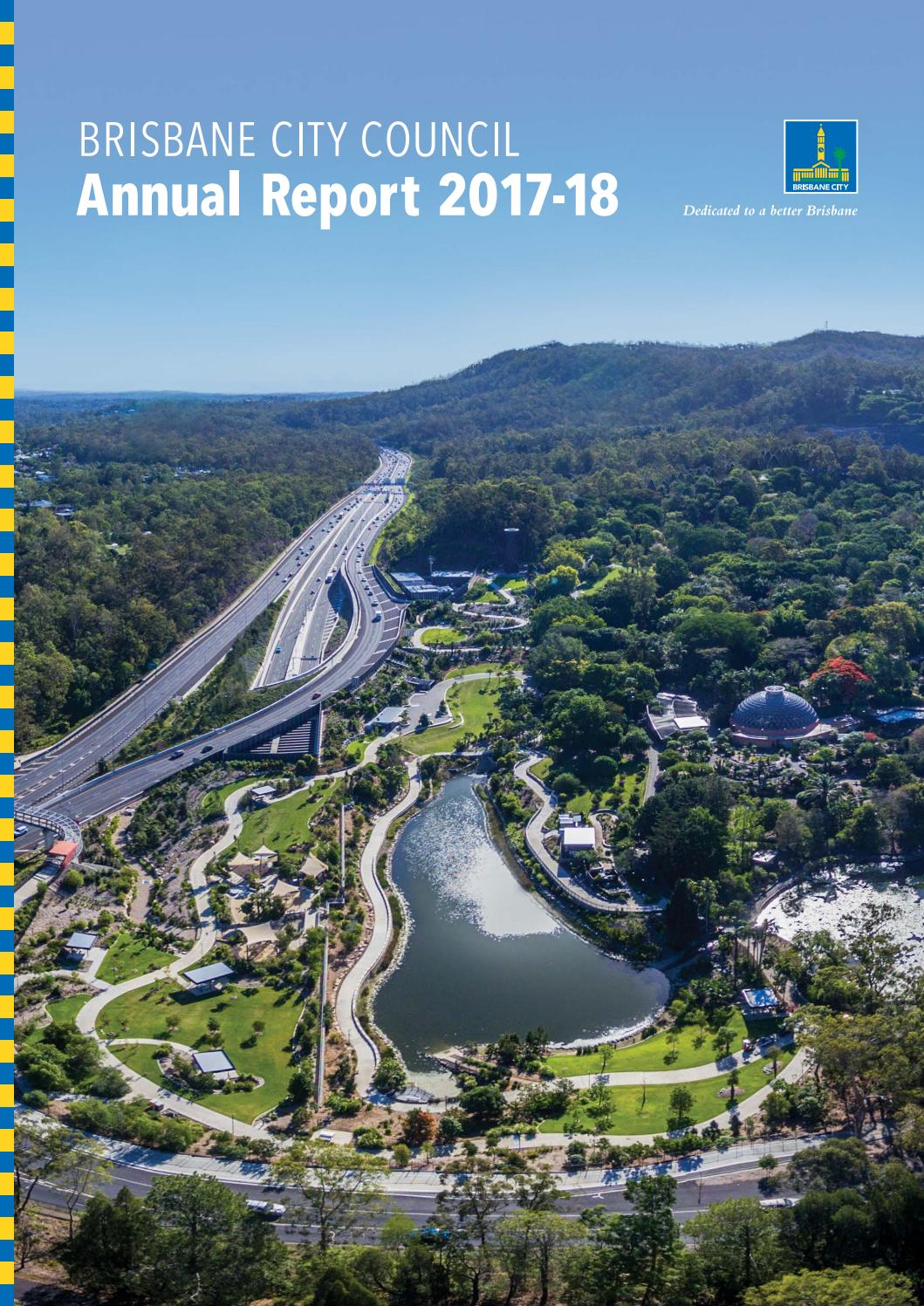 Brisbane City Council Annual Report 2017 18 By Brisbane City Council