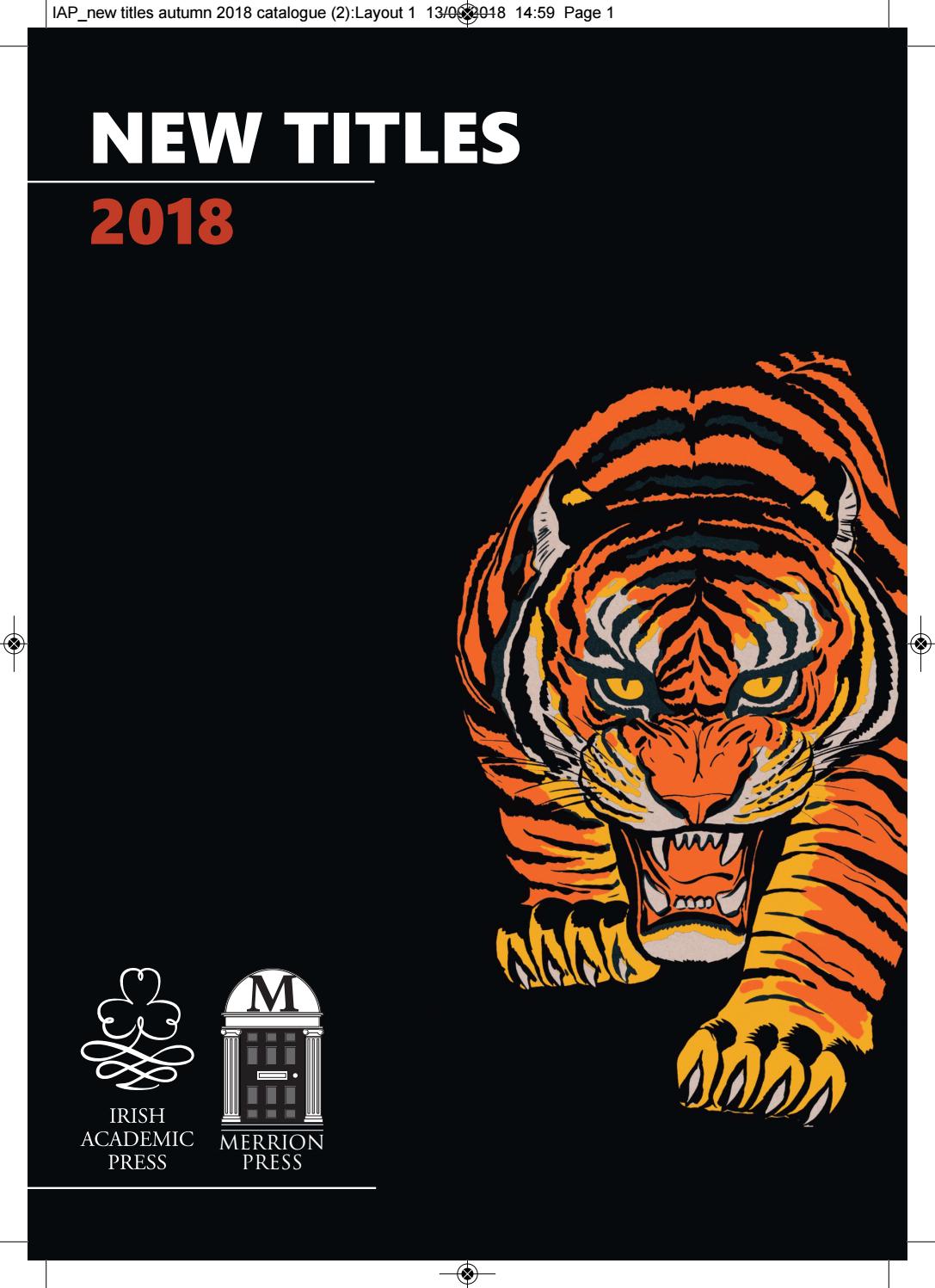 New Titles Catalogue, 2018 - Irish Academic Press | Merrion Press by ...