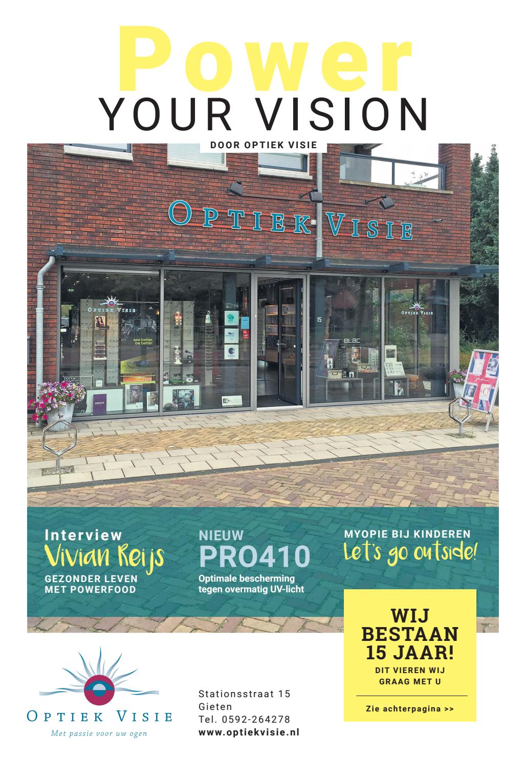 Power your Vision - Optiek Visie - najaar 2018 by Van der Let ...