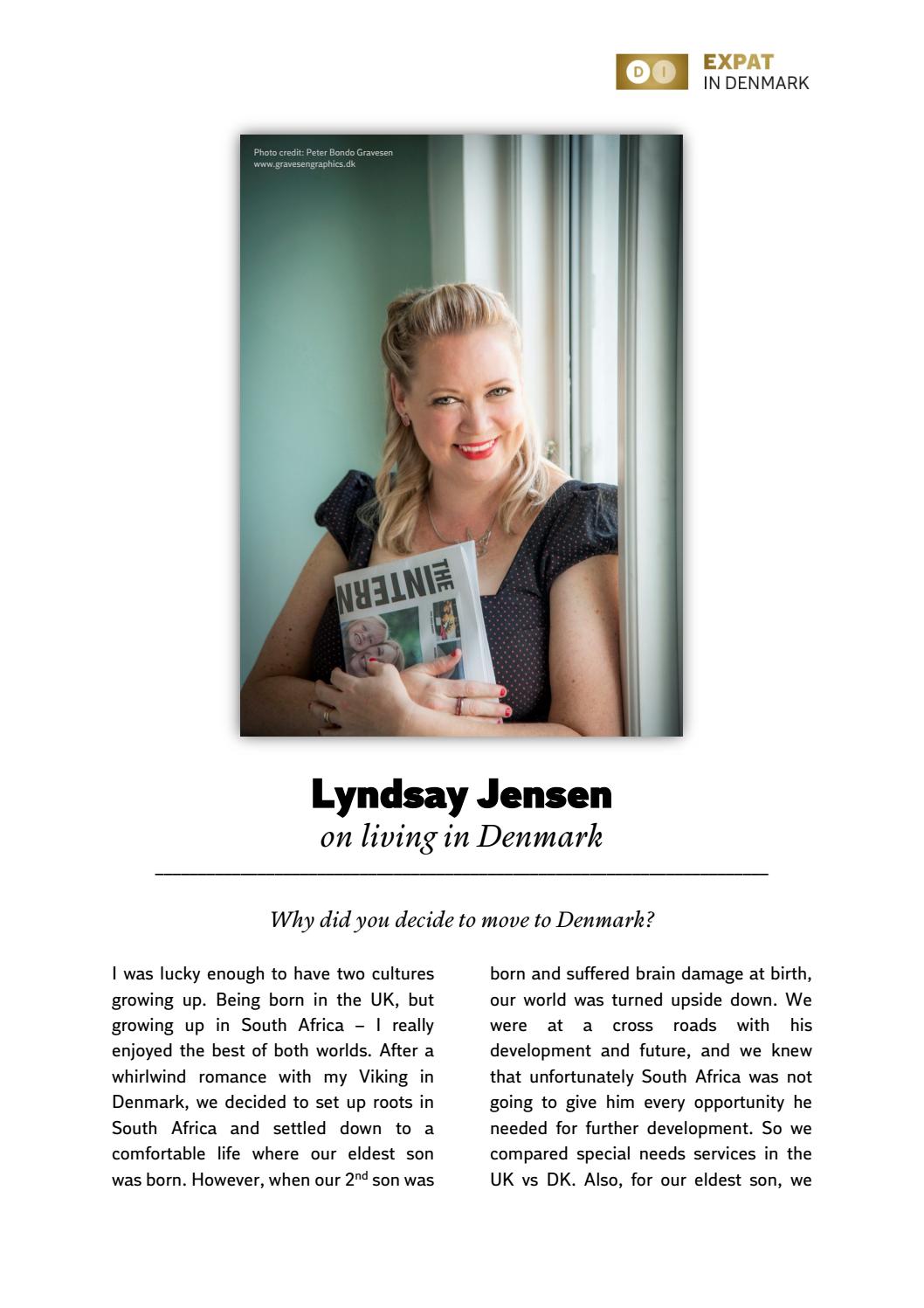 Interview with Lyndsay from The International by Expat in Denmark - Issuu