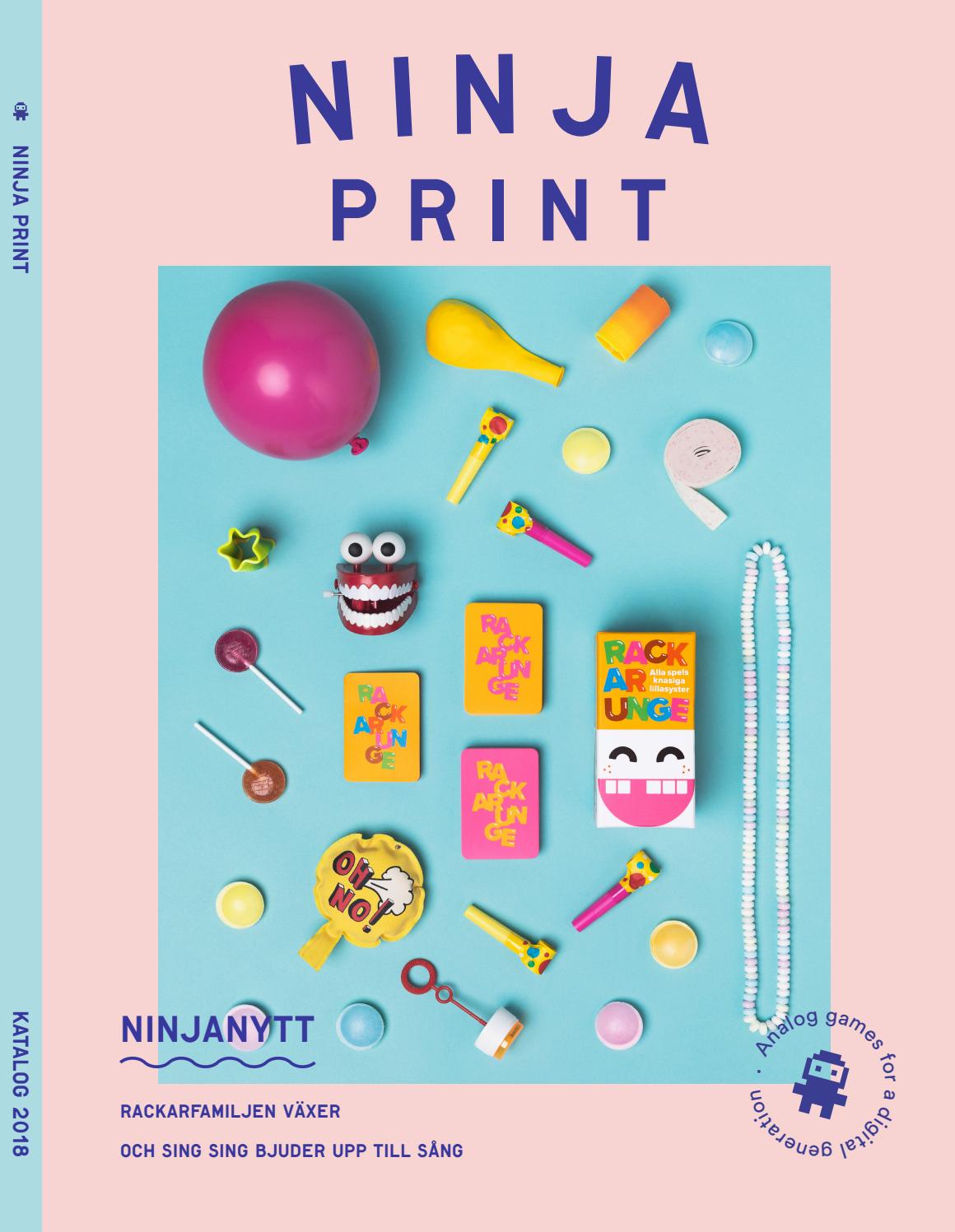 Produktkatalog 2018 by Ninja Print - Issuu