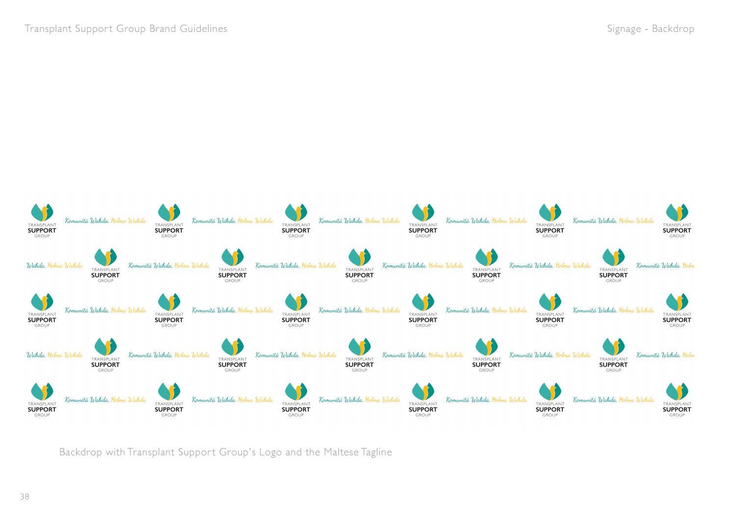 Transplant Support Group | Brand Guidelines by Sarah Schembri Warr - Issuu