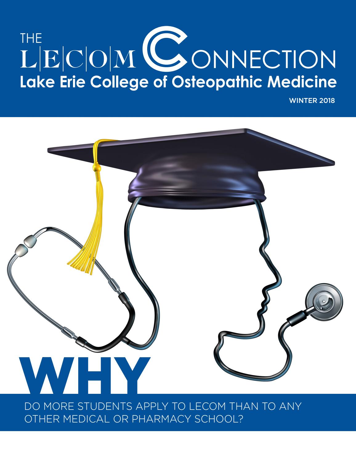 LECOM Connection Winter 2018 by Lake Erie College of Osteopathic Medicine - Issuu