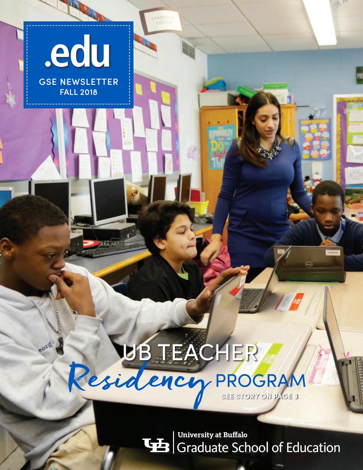 GSE .edu Newsletter - Fall 2018 by UB GSE | Education - Issuu