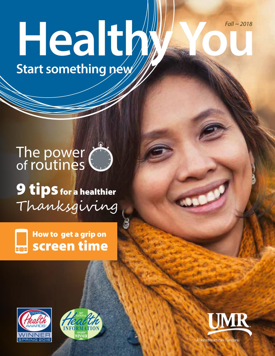 Healthy You from UMR - Fall 2018 by CARE - A UMR Solution - Issuu