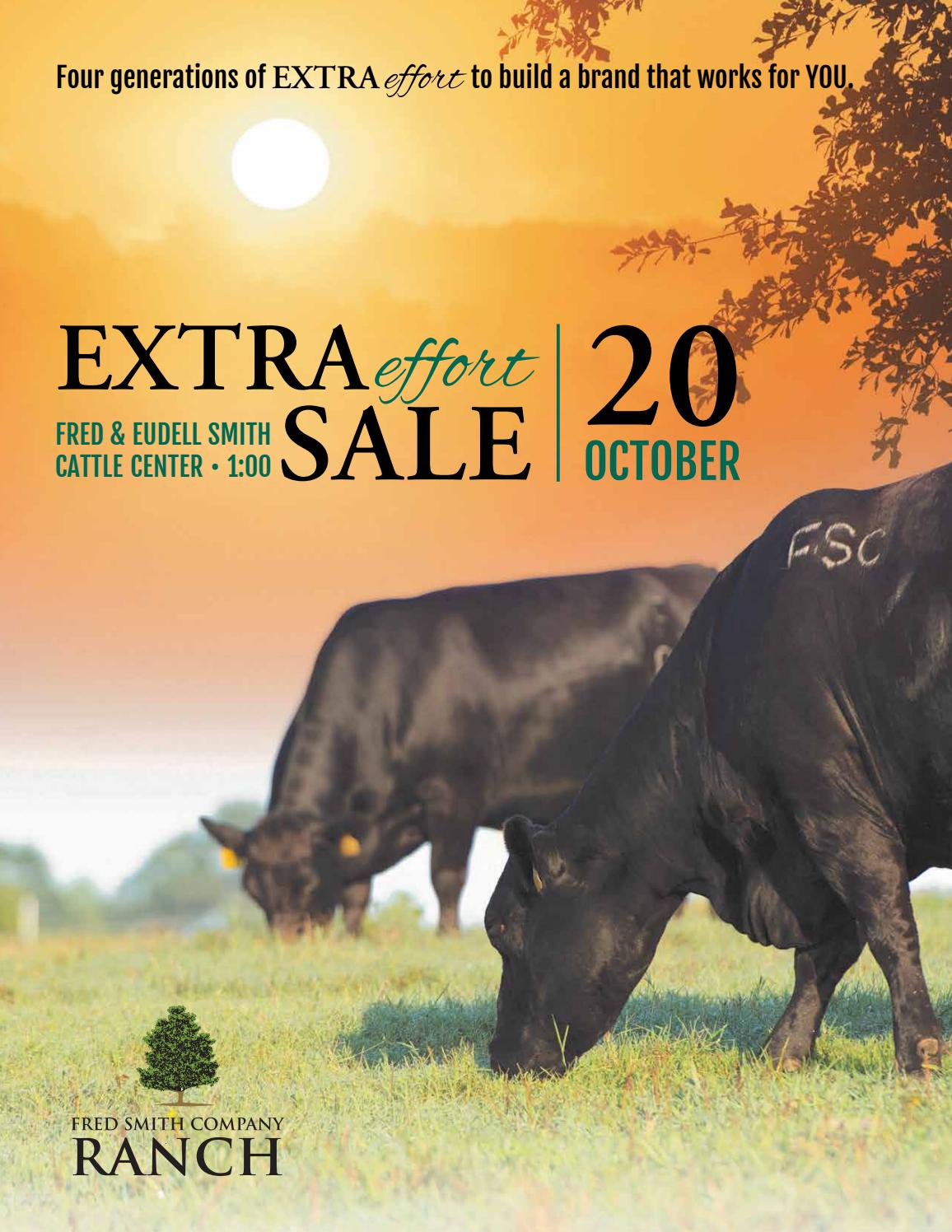 2018 Fred Smith Company Ranch Extra Effort Sale by Julie Murnin - Issuu