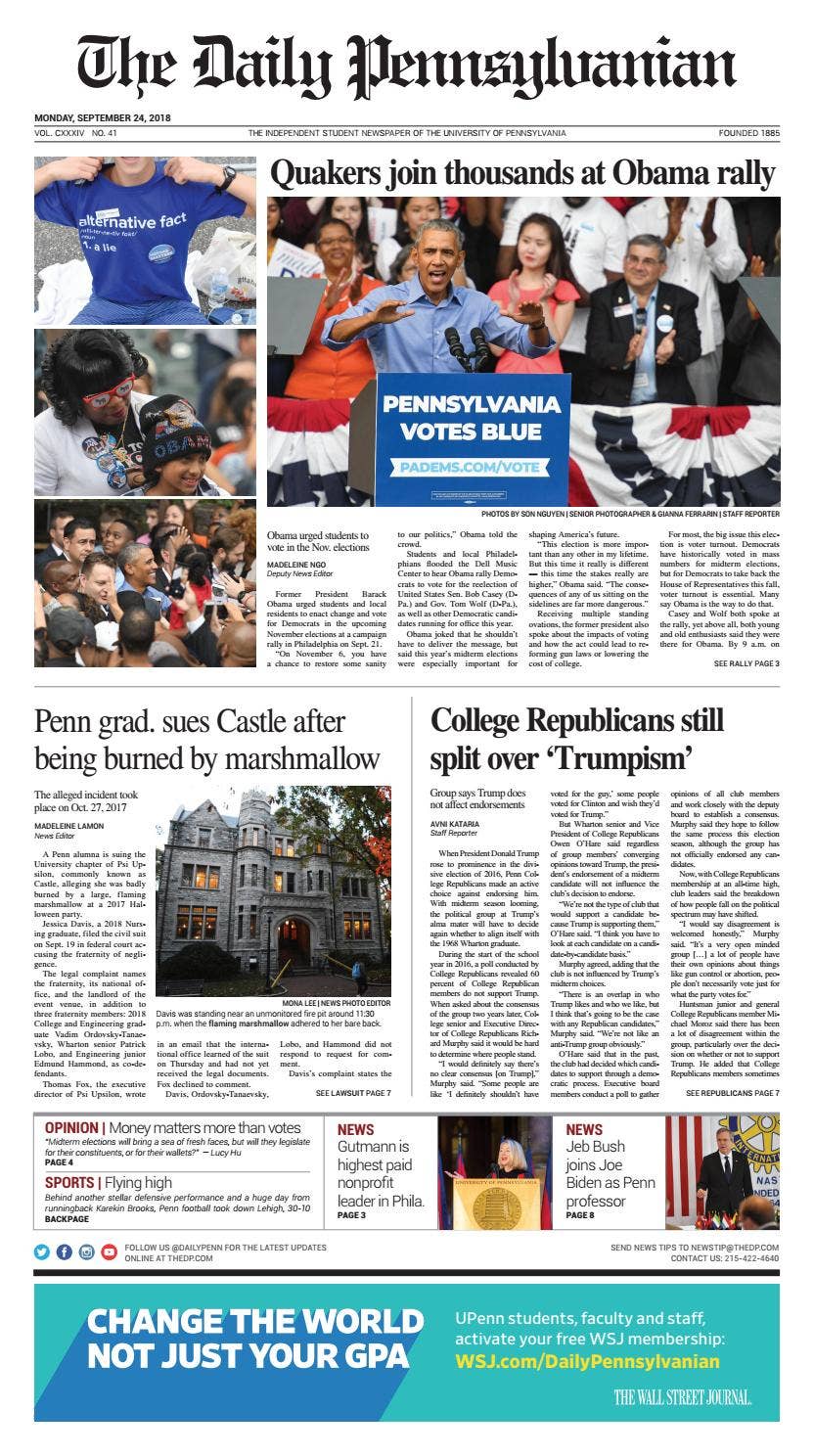 September 24, 2018 by The Daily Pennsylvanian - Issuu