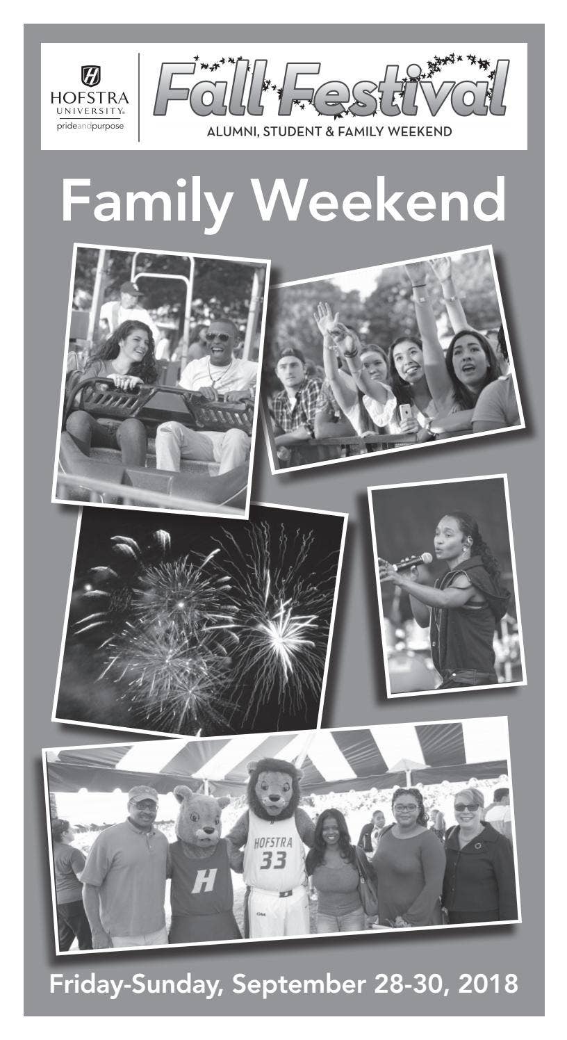 Fall Festival Family Weekend 2018 by Hofstra University - Issuu