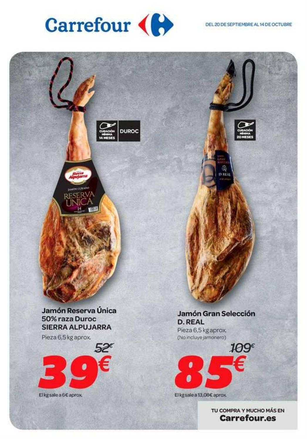 Catálogo Carrefour especialistas del jamon by Ofertas Supermercados - Issuu