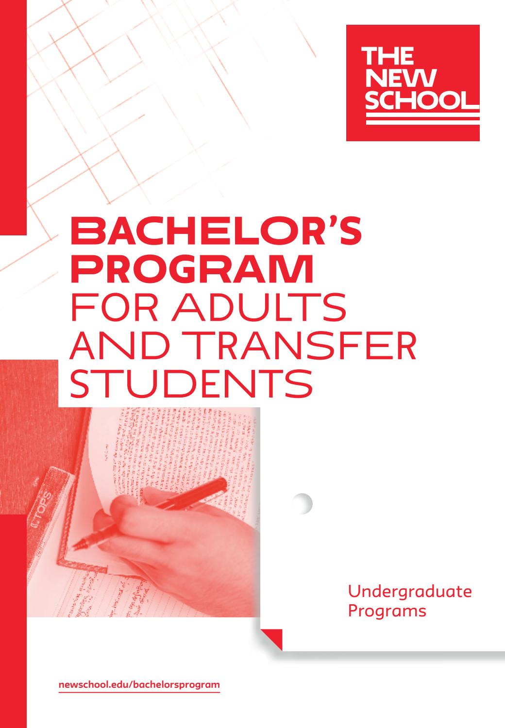 2018 Bachelor's Program for Adults and Transfer Students Viewbook by ...