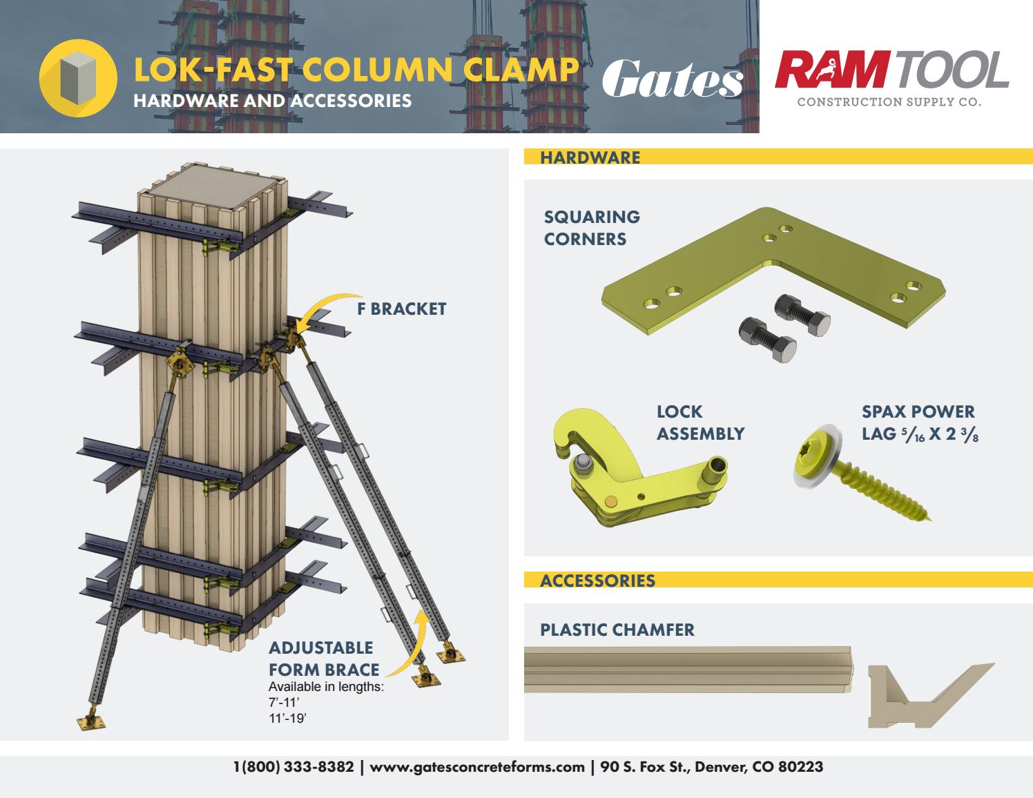 Gates Lok-Fast Column Clamp by Ram Tool Construction Supply Co. - Issuu
