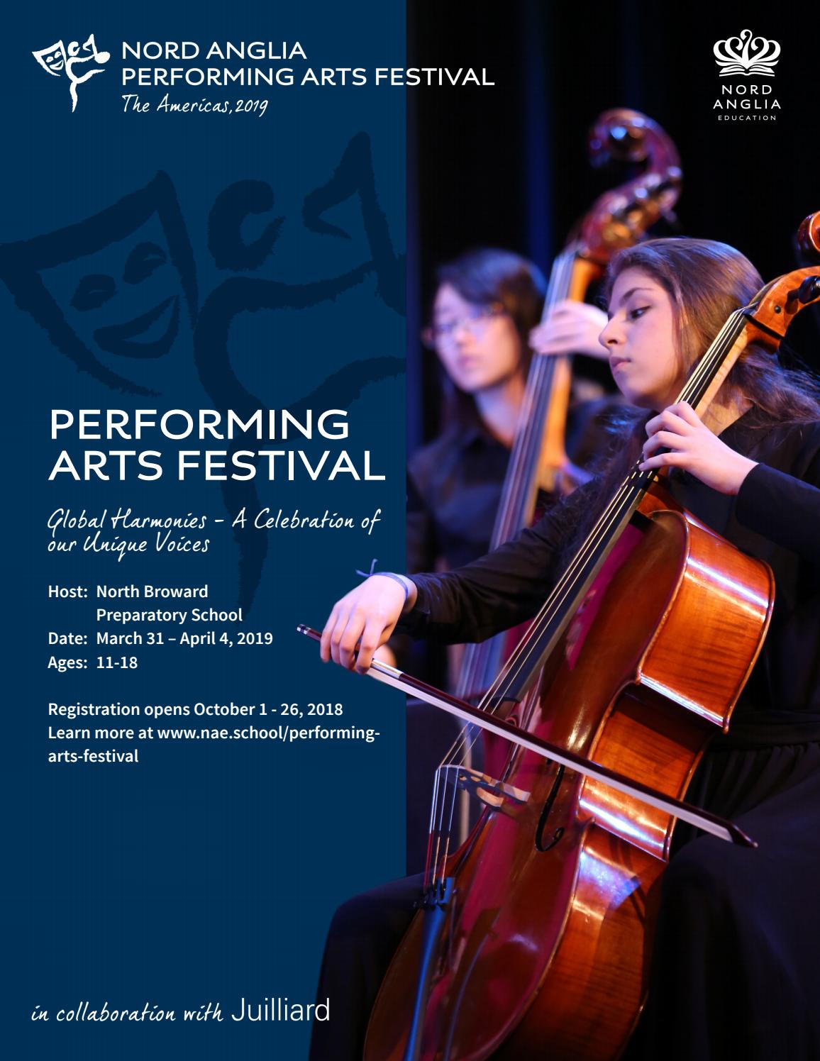 NAE Performing Arts Festival, The Americas 2019 Brochure by chris ...