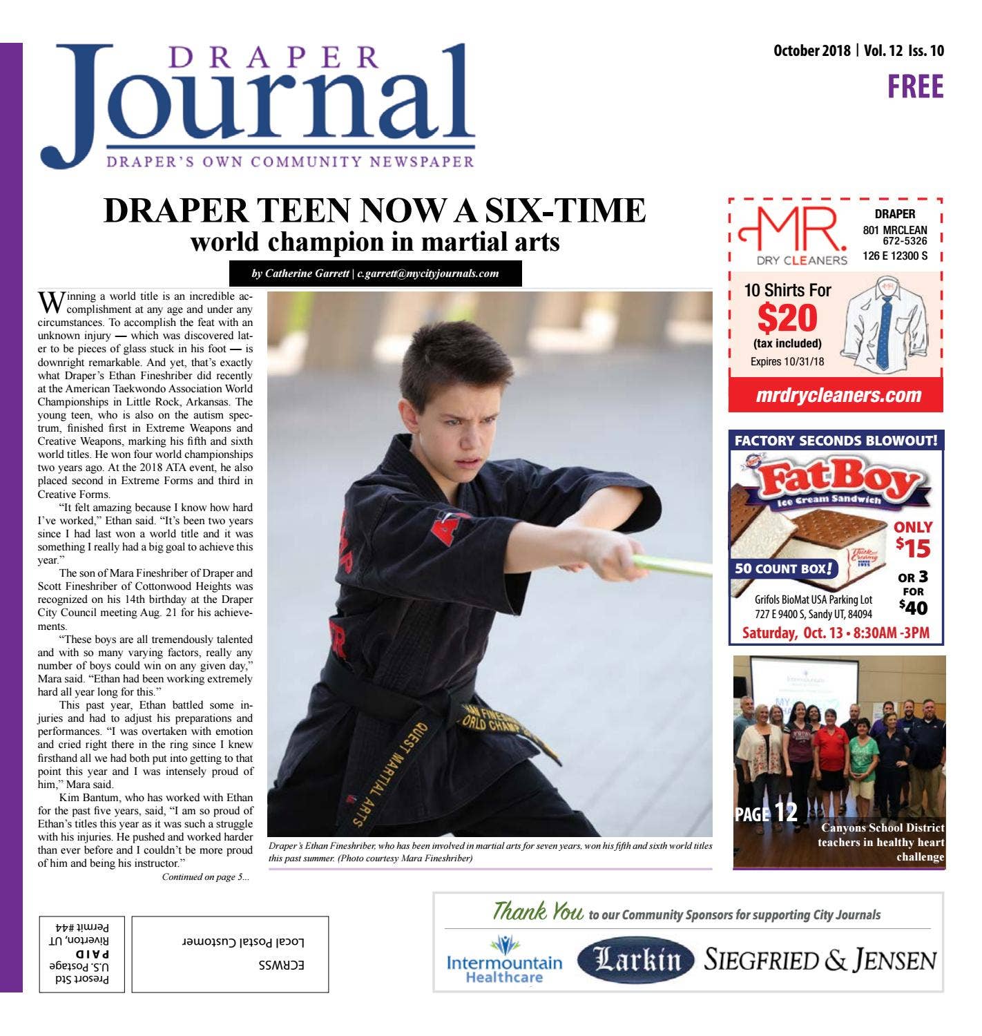 Draper City Journal October 2018 by The City Journals - Issuu