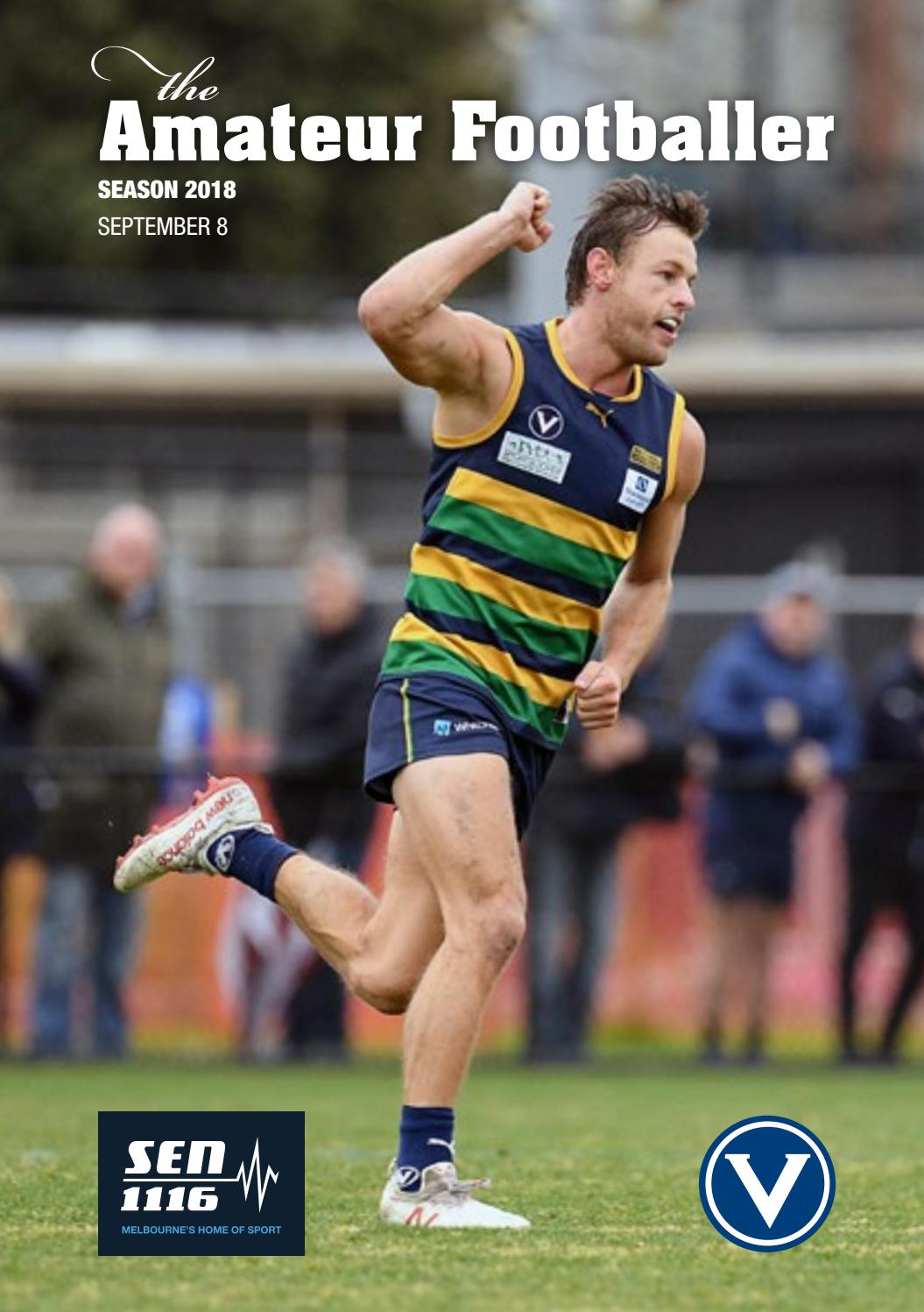 The Amateur Footballer, Week 22, 2018 by VAFA Media - Issuu