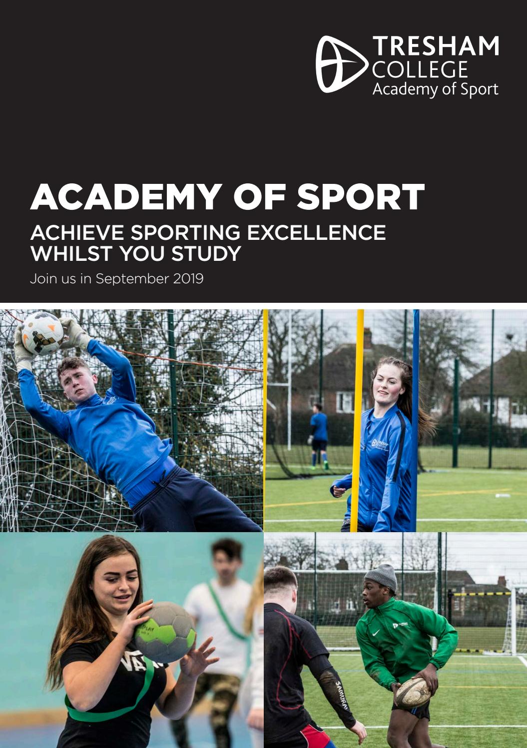 Tresham College Academy of Sport 2019 by The Bedford College Group - Issuu