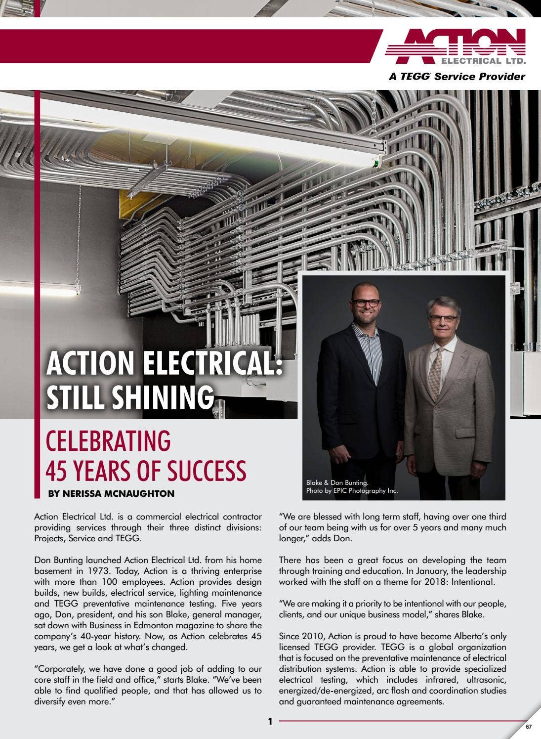 Action Electrical profile by Business in Edmonton Magazine - Issuu