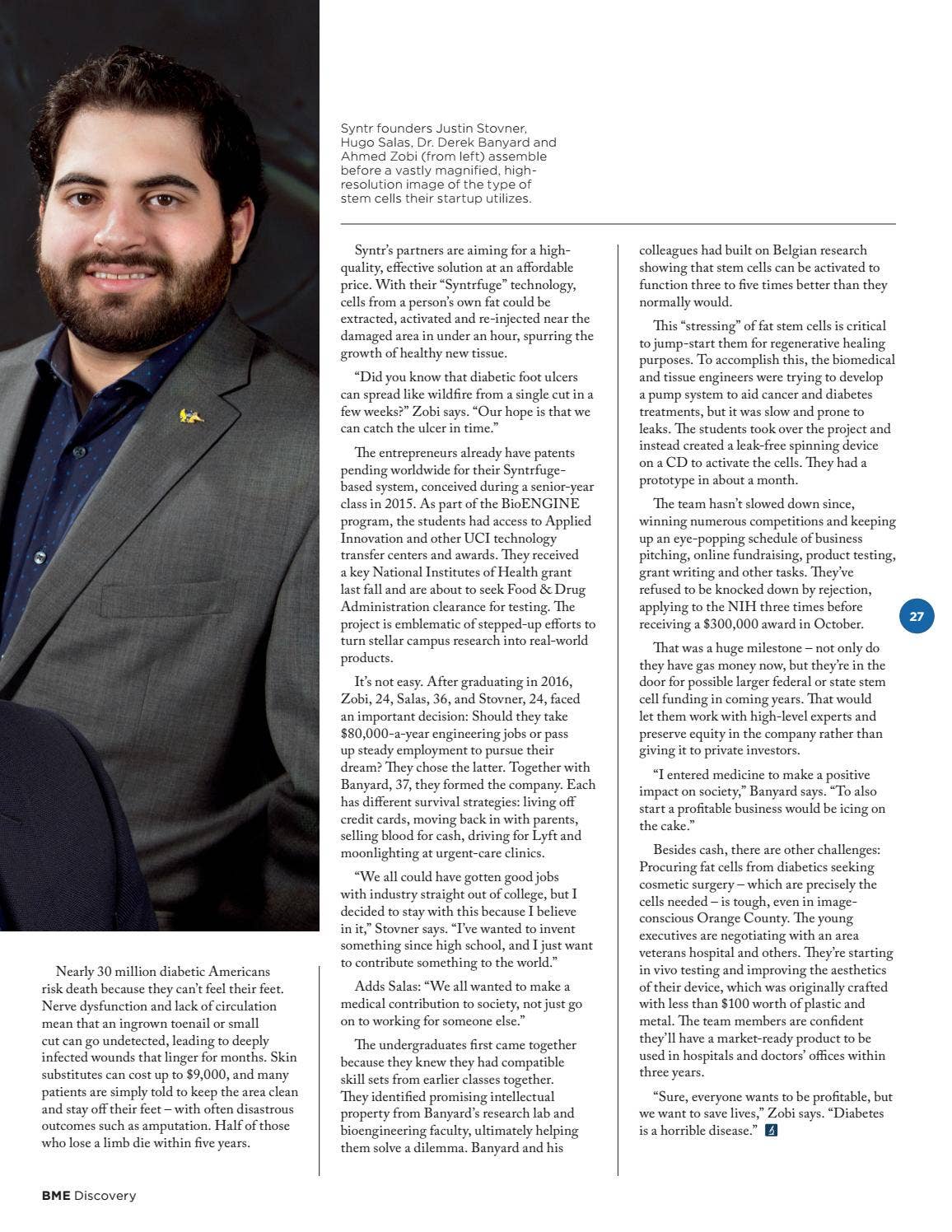 UCI Biomedical Engineering Discovery Magazine Fall 2018 by UC Irvine ...