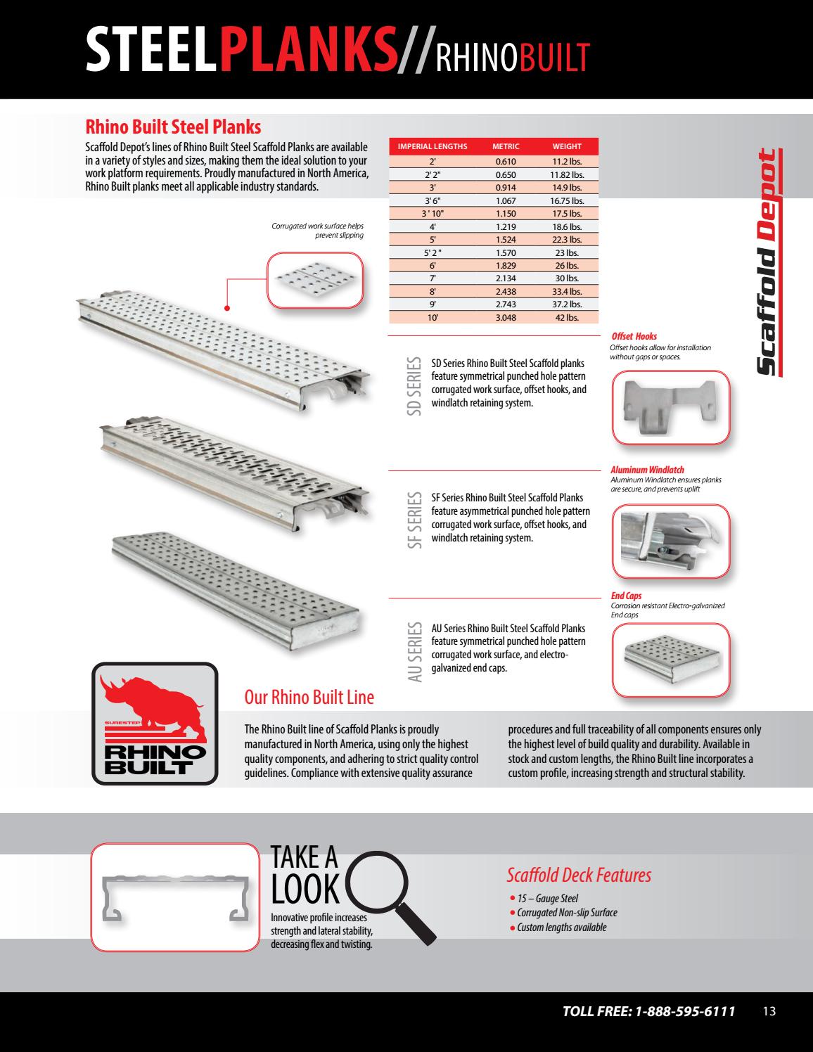 Scaffold Depot Product Catalog by Scaffold Depot - Issuu