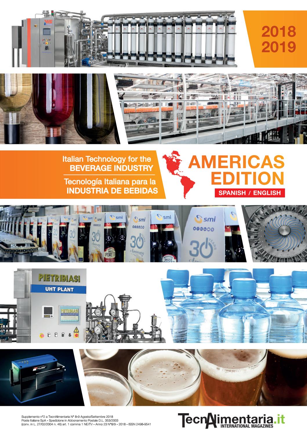 TecnAlimentaria Americas Edition 2018/2019 - Beverage Industry by ...