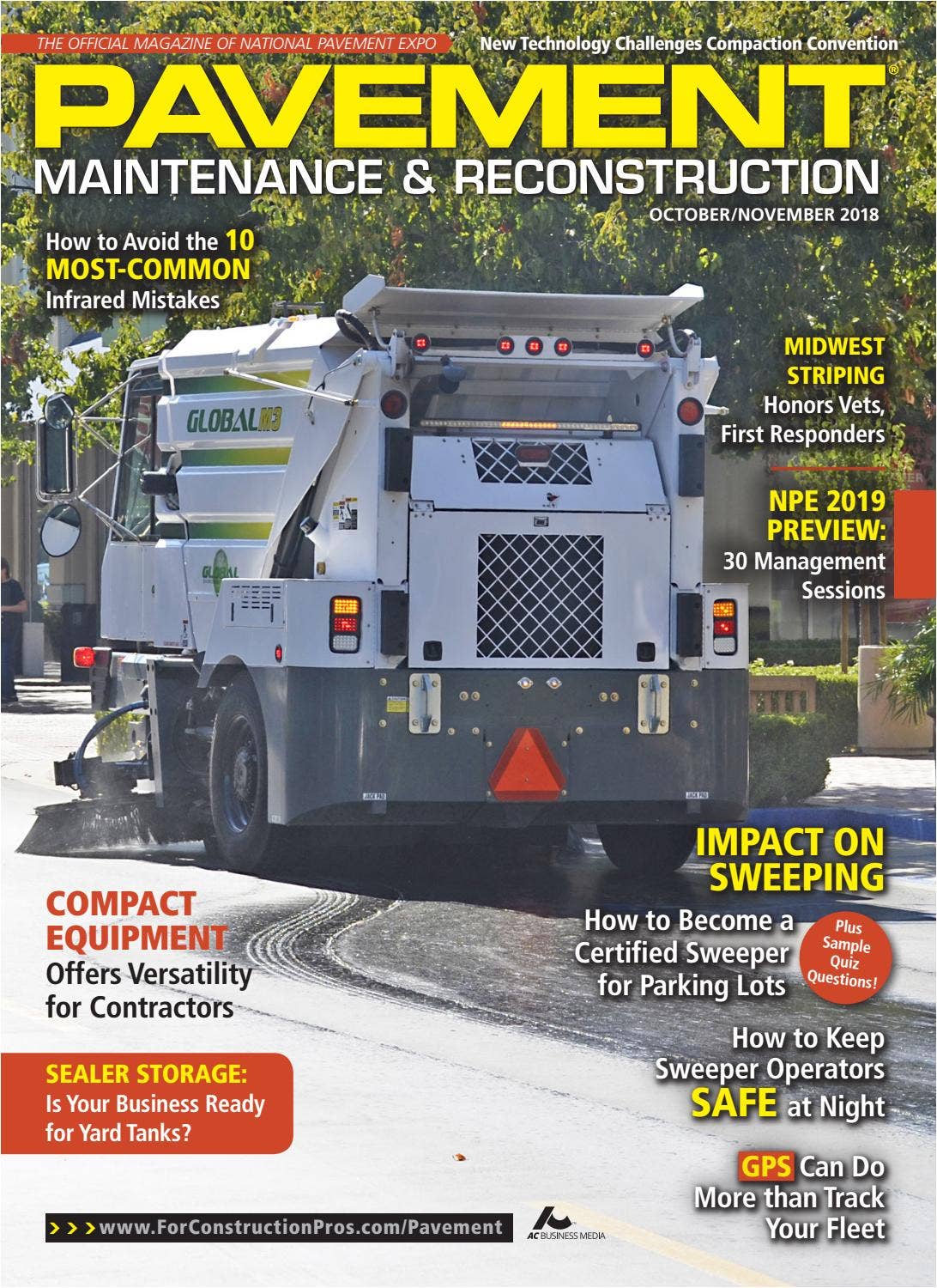Pavement Maintenance & Reconstruction October/November 2018 by ...