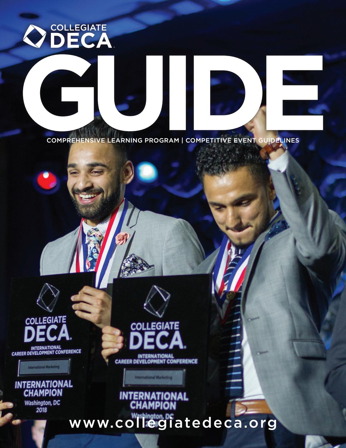 Collegiate DECA Guide 2018 by DECA Inc. - Issuu