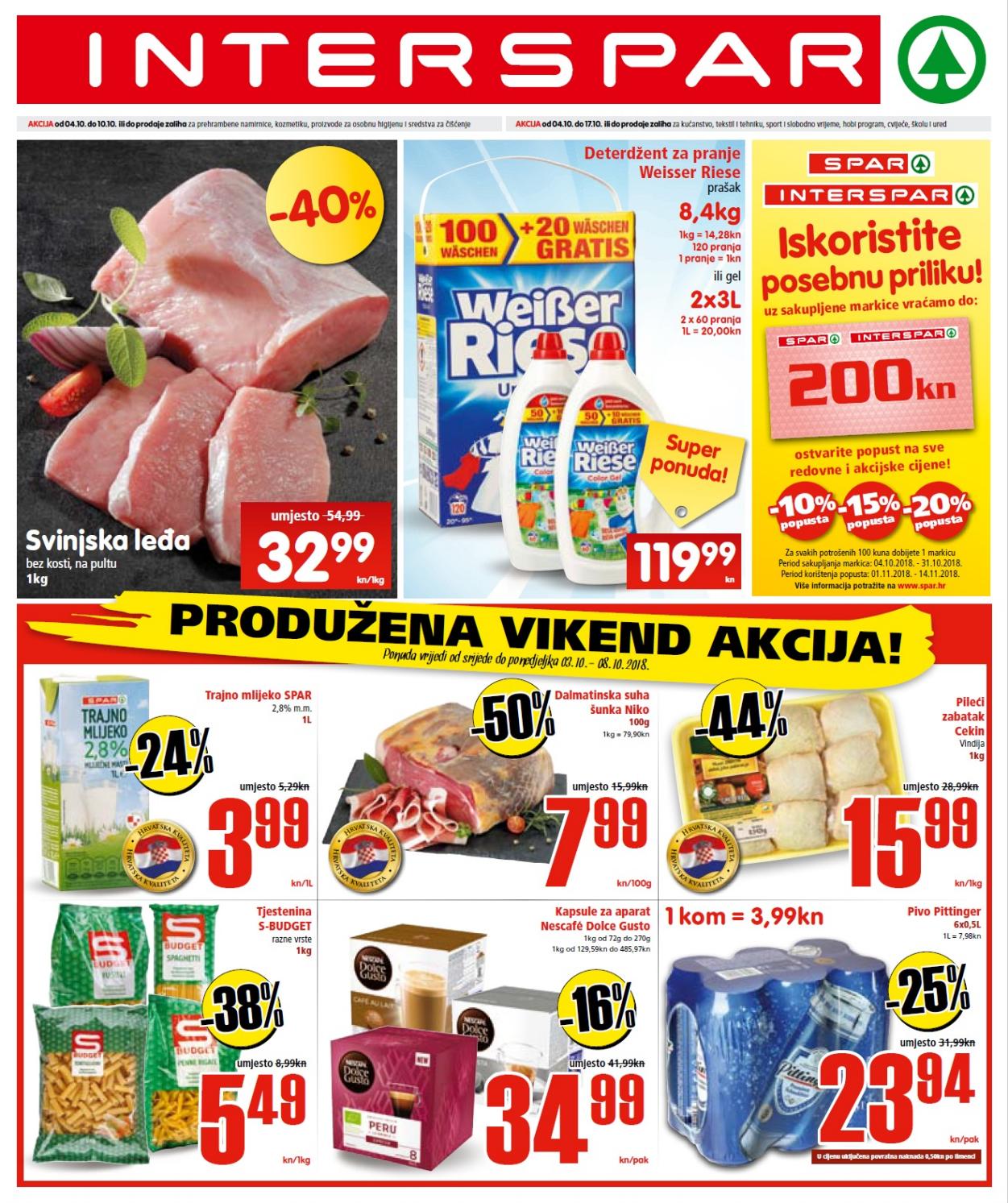 Interspar katalog supermarketa od 04.-17.10.2018. by Catalog.hr - Issuu