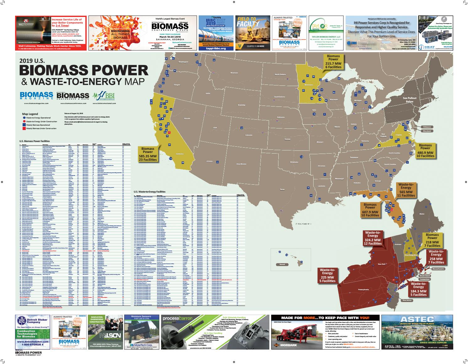2019 Biomass Power & Waste-to-Energy Map by BBI International - Issuu