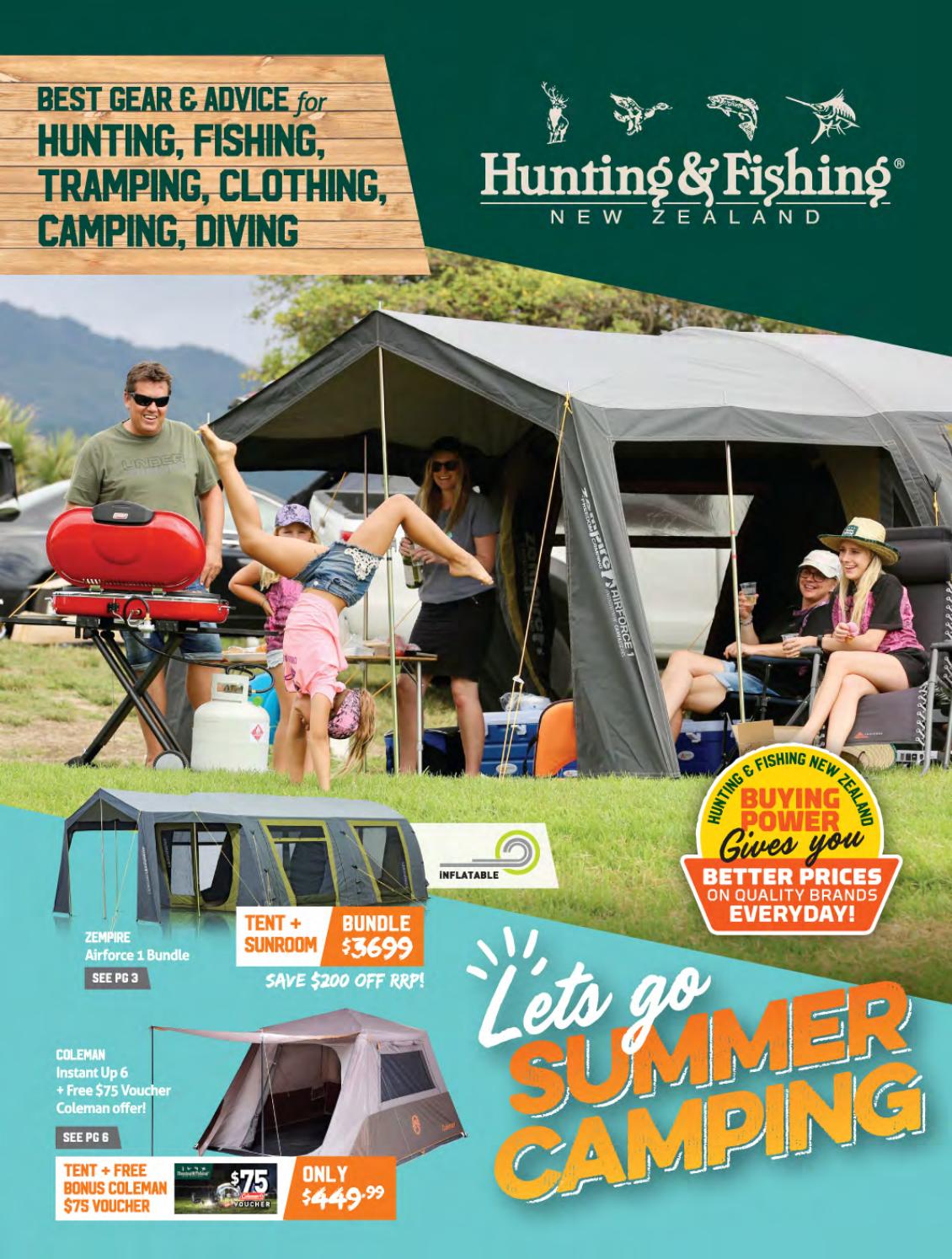 Hunting & Fishing New Zealand Camping Flyer 2018 - Part 1 by Hunting ...
