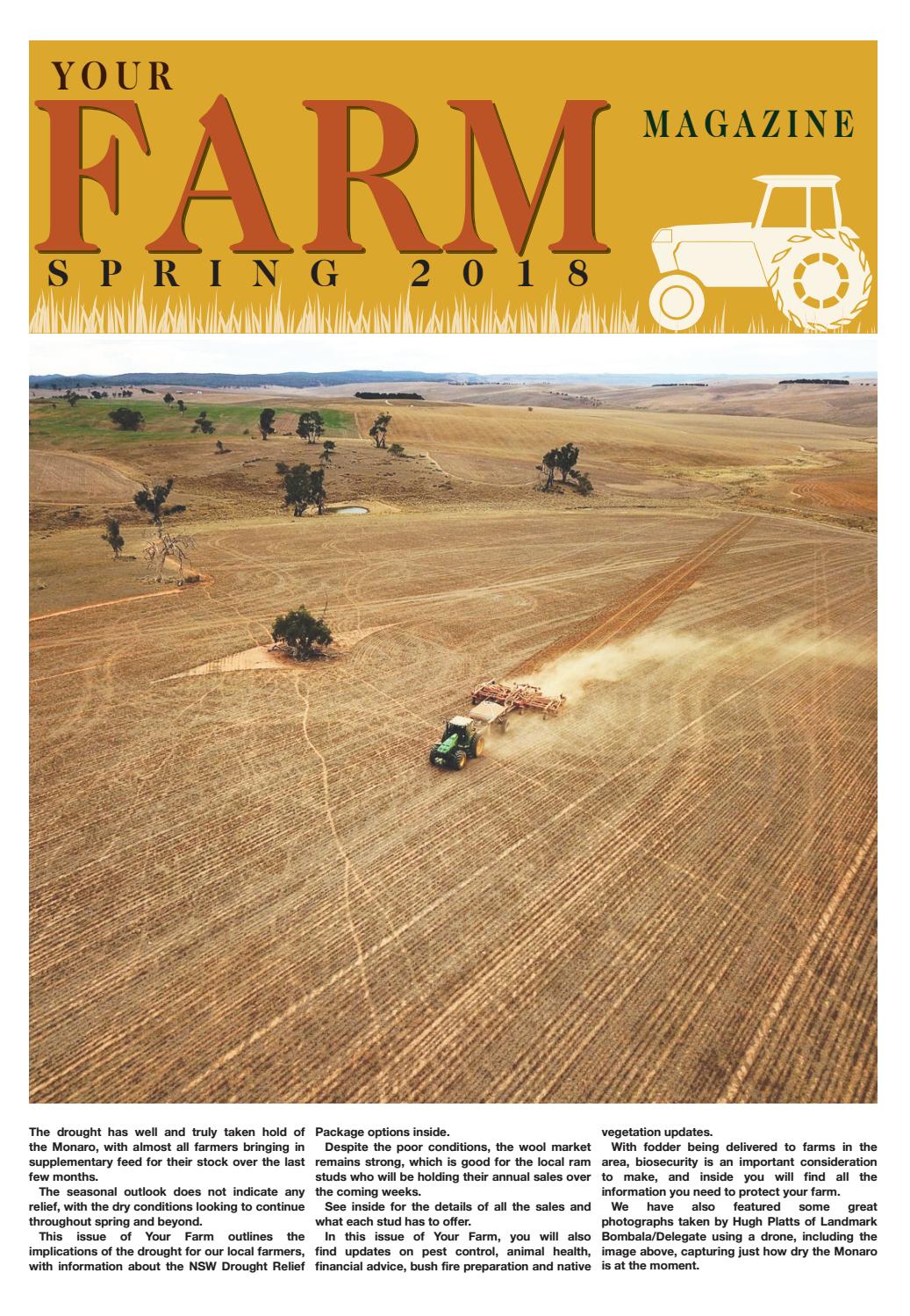 Your Farm Magazine 2018 Edition by Monaro Media Group - Issuu