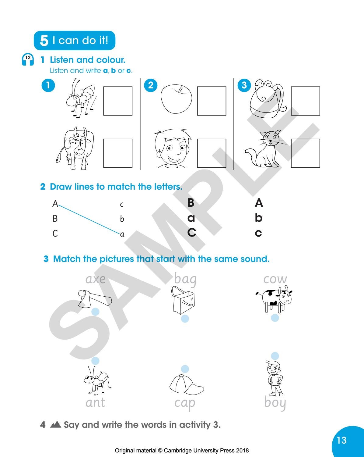 Global English Starters Fun with Letters and Sounds Book A Sample by ...