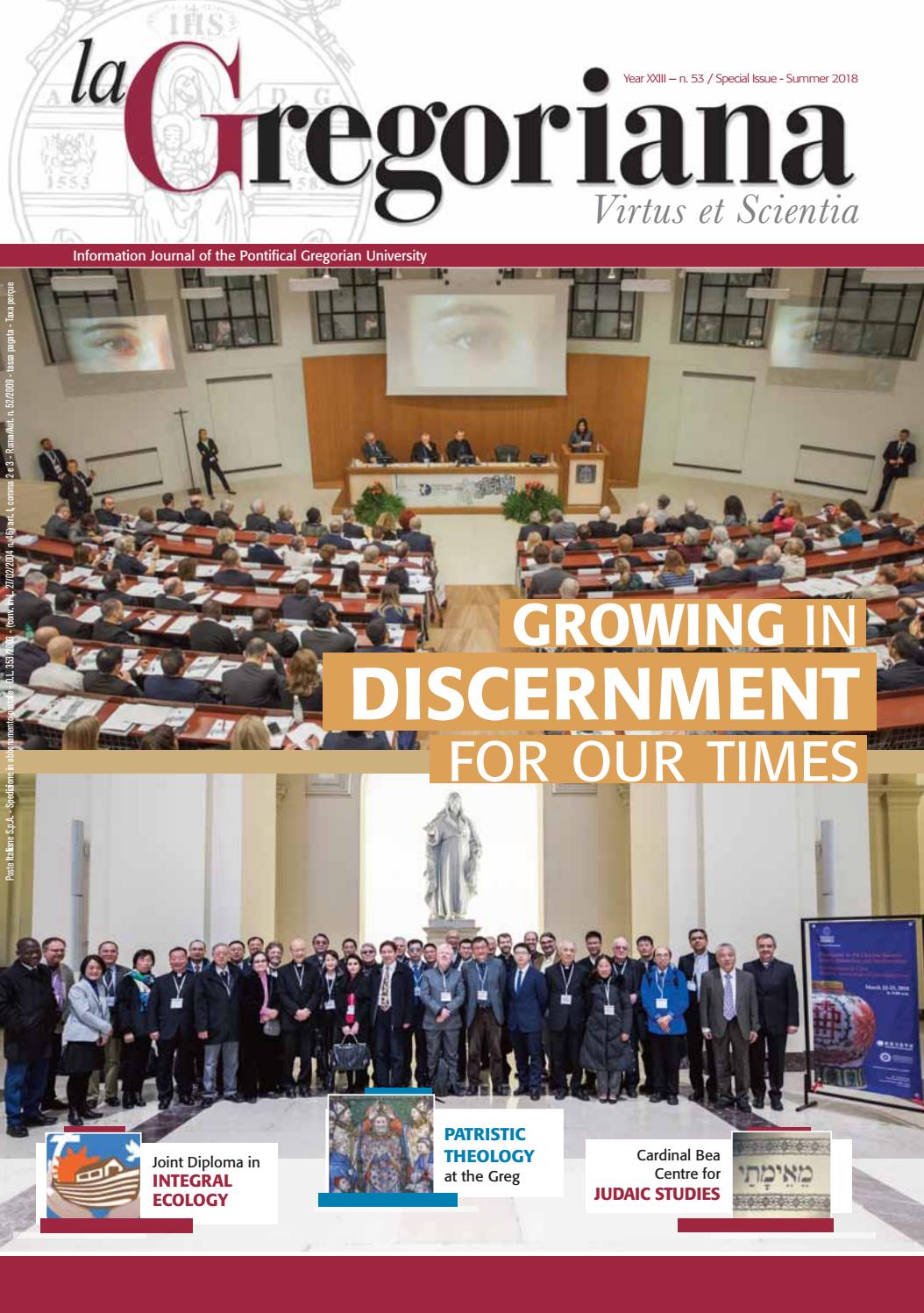 La Gregoriana - Year XXIII - n. 53 - Special Issue - English edition by ...