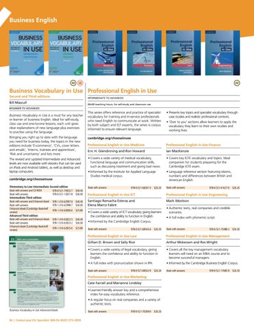 2019 ESL Cambridge University Press Catalog US by Cambridge English - Issuu