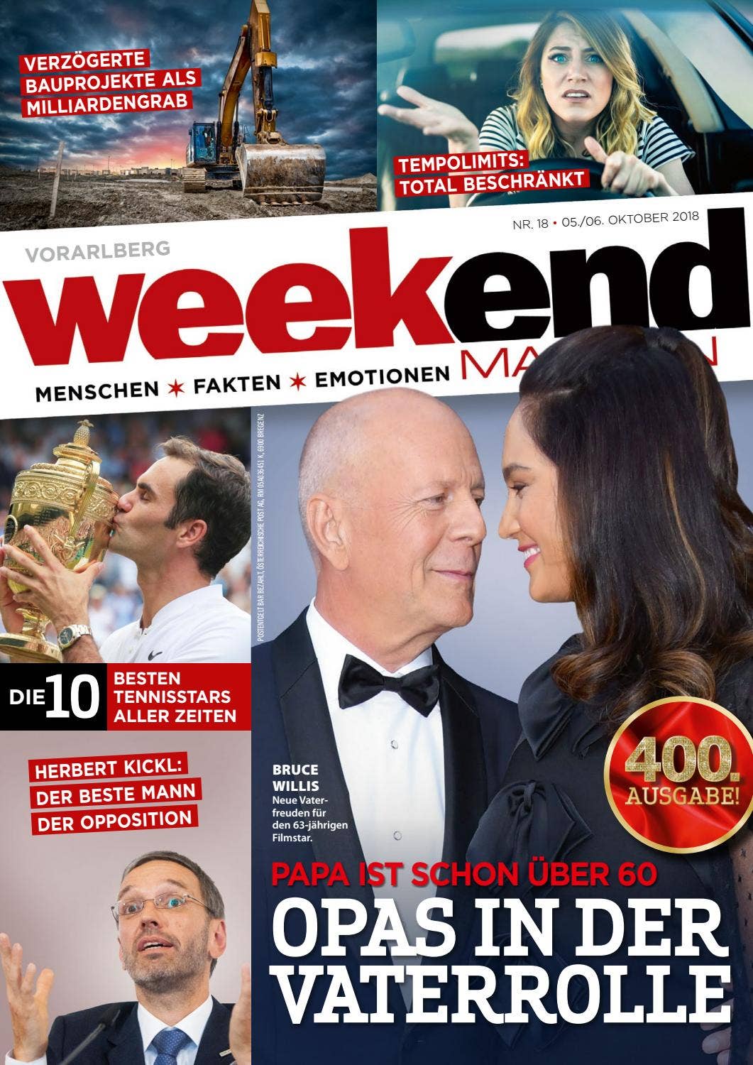 Weekend Magazin Vorarlberg 2018 KW 40 by Weekend Magazin Vorarlberg - Issuu