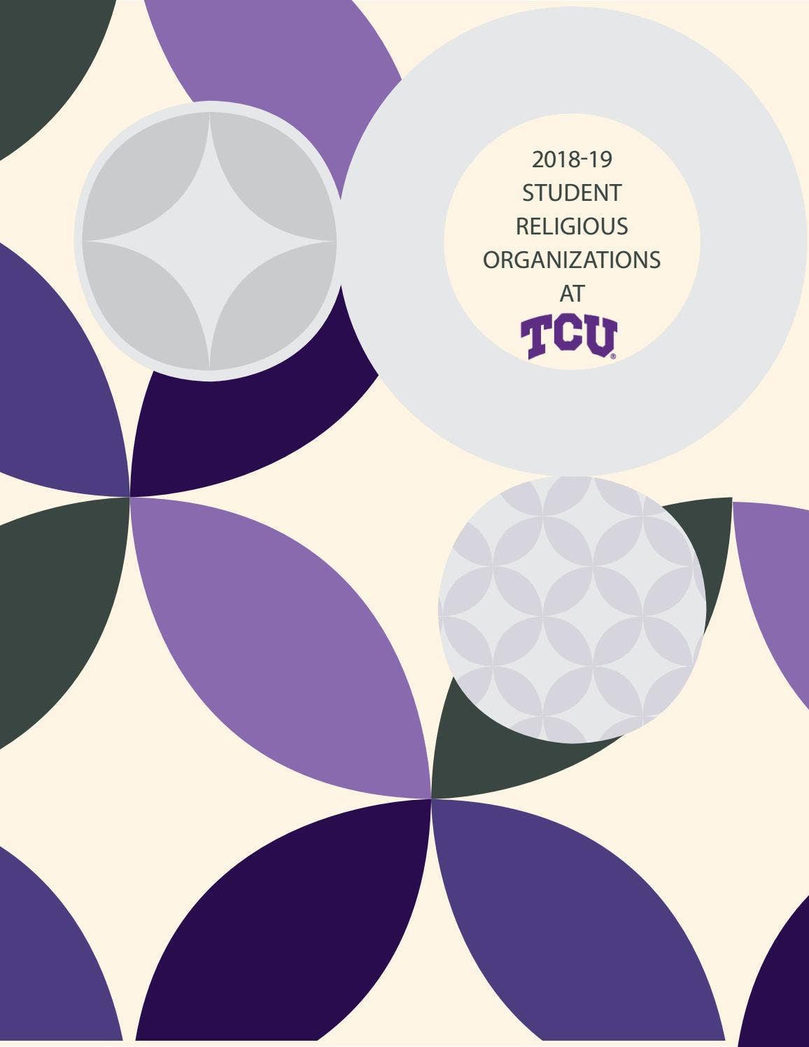2018-19 TCU Student Religious Organizations by TCU Faith and Spirit - Issuu