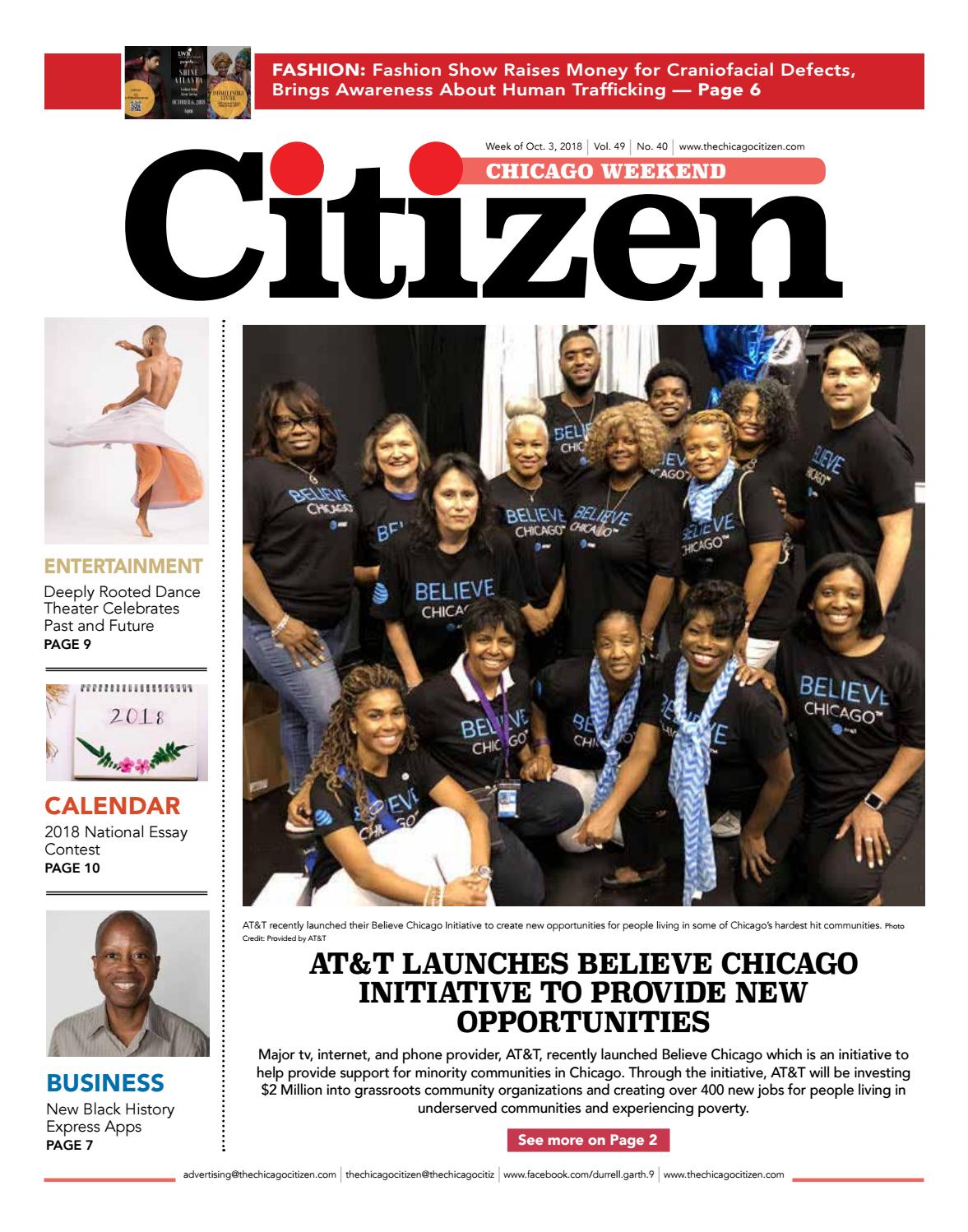 Chicago Weekend Citizen 10-3-2018 by CITIZEN NEWSPAPERS - Issuu