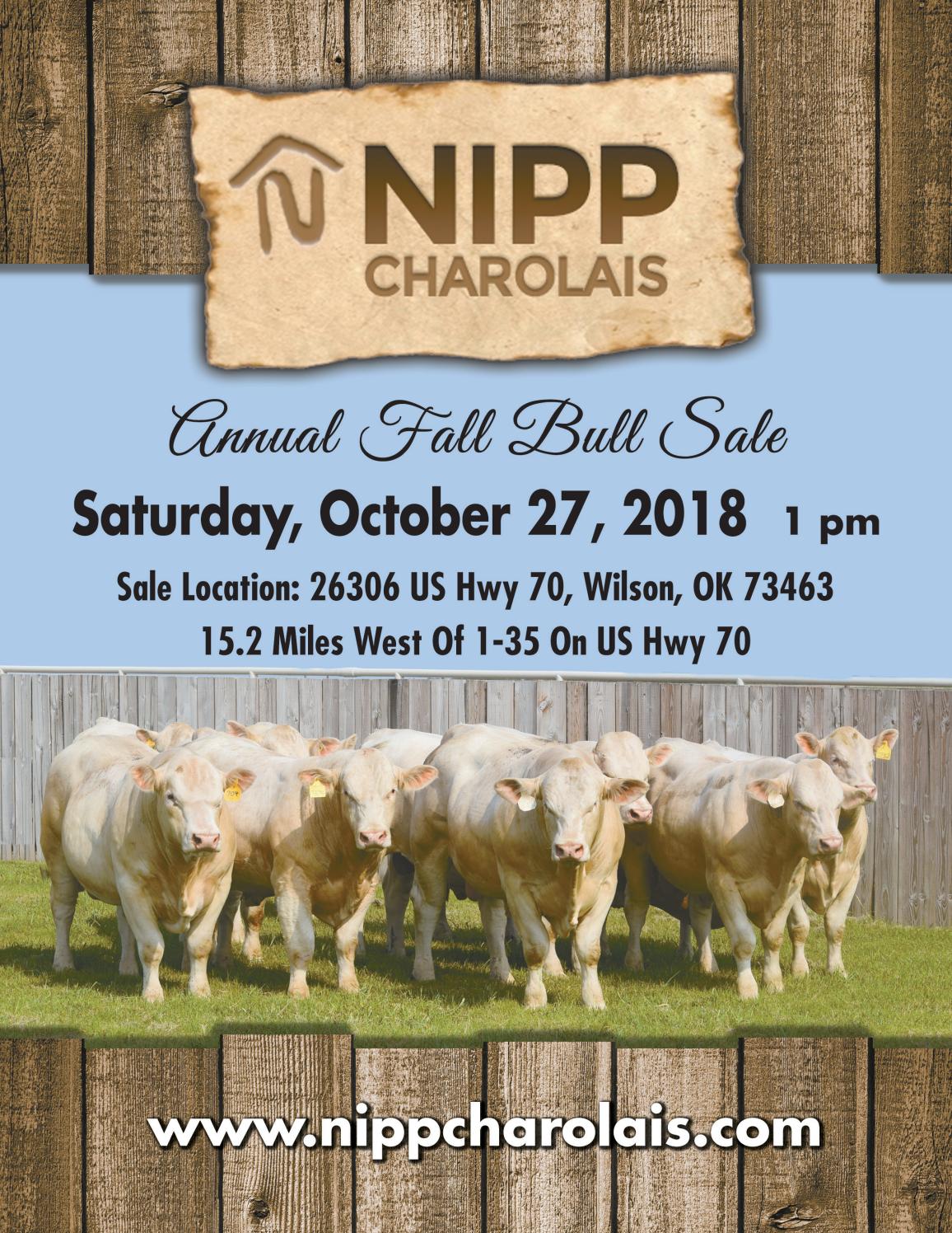 Nipp Charolais - 2018 Fall Bull Sale Catalog by LivestockDirect - Issuu