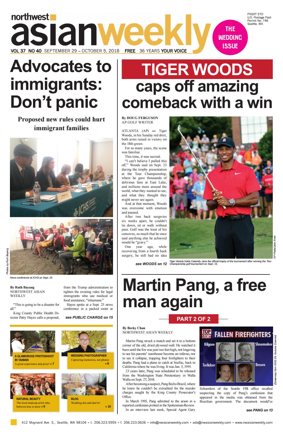 VOL 37 NO 40 | SEPTEMBER 29 – OCTOBER 5, 2018 by Northwest Asian Weekly ...
