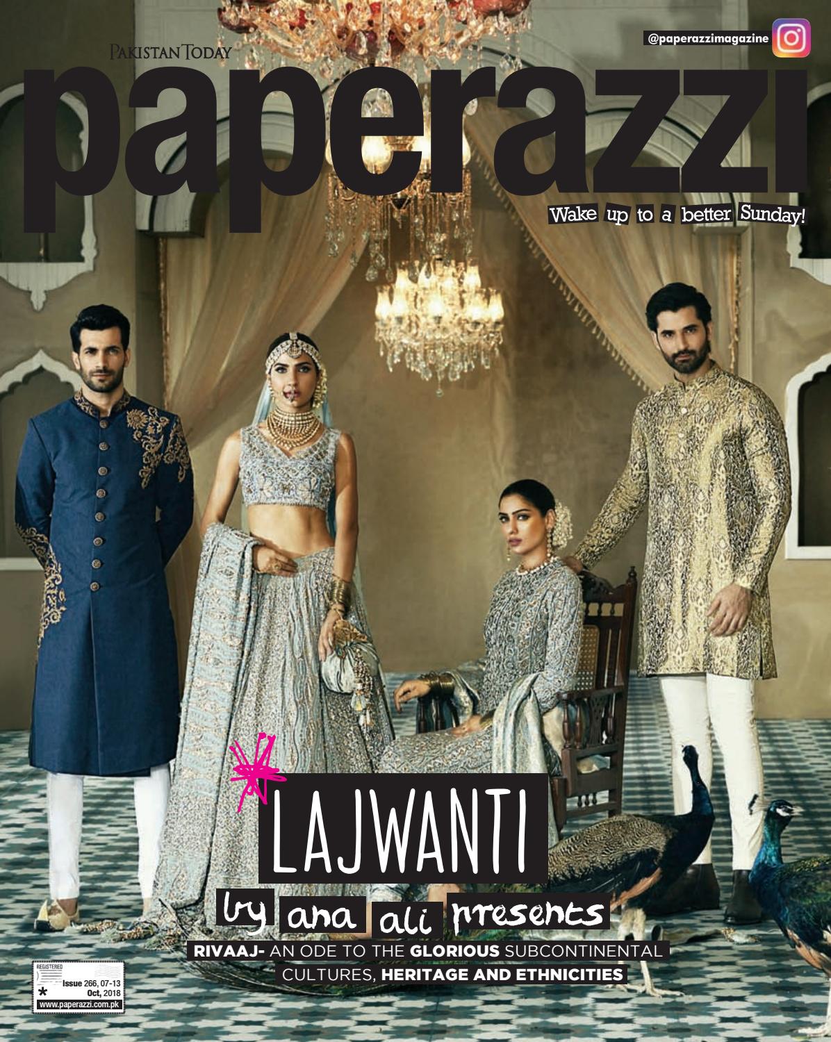 Pakistan Today Paperazzi Issue 266 October 07th, 2018 Cover-Lajwanti by ...