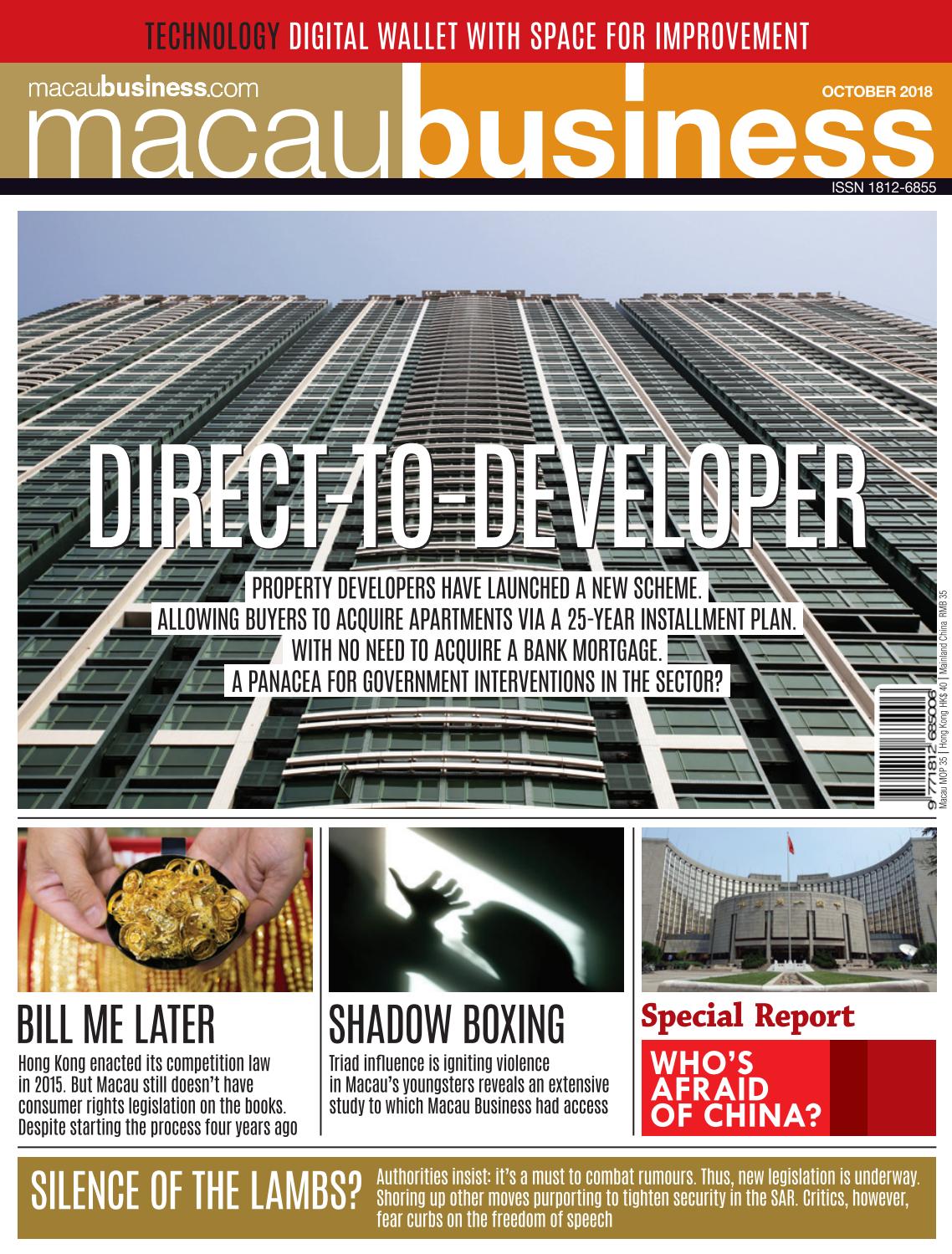Macau Business | October 2018 by Macau Business - Issuu