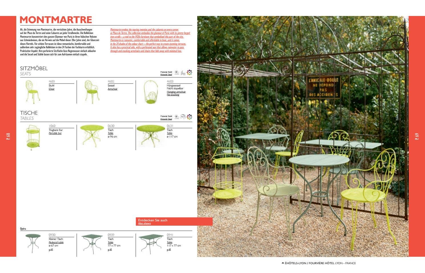 Fermob - Catalogue contract 2018 DE-UK by Fermob - Issuu