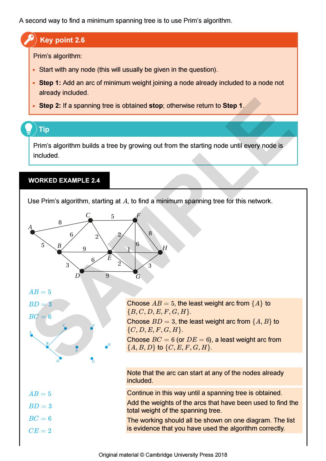 AQA Further Maths Discrete Sample by Cambridge University Press ...