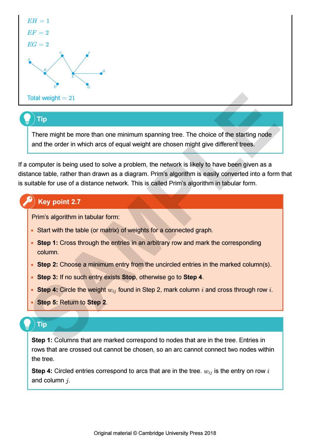 AQA Further Maths Discrete Sample by Cambridge International Education ...