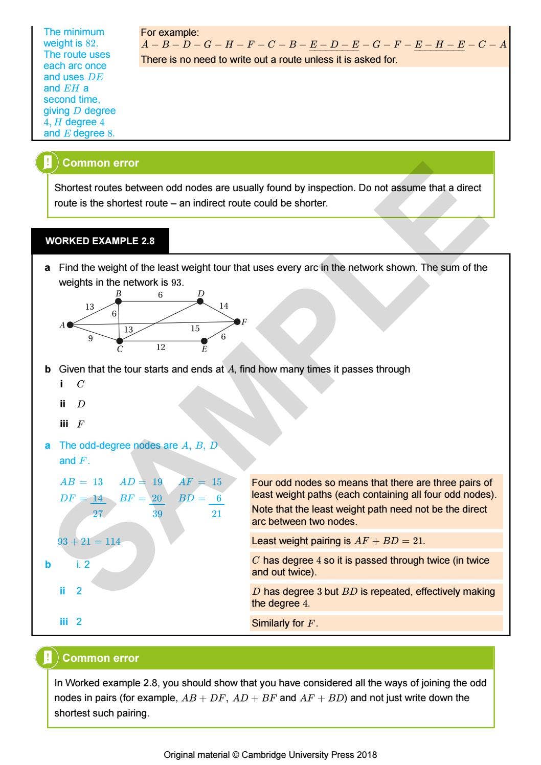 AQA Further Maths Discrete Sample by Cambridge International Education ...
