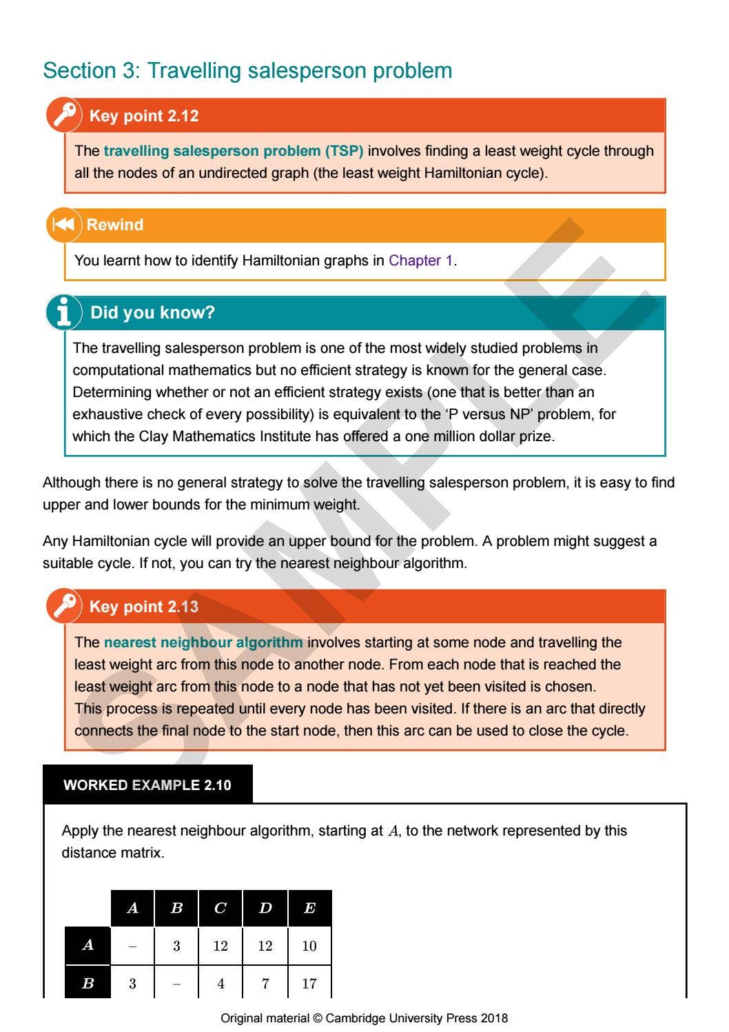 AQA Further Maths Discrete Sample by Cambridge International Education ...