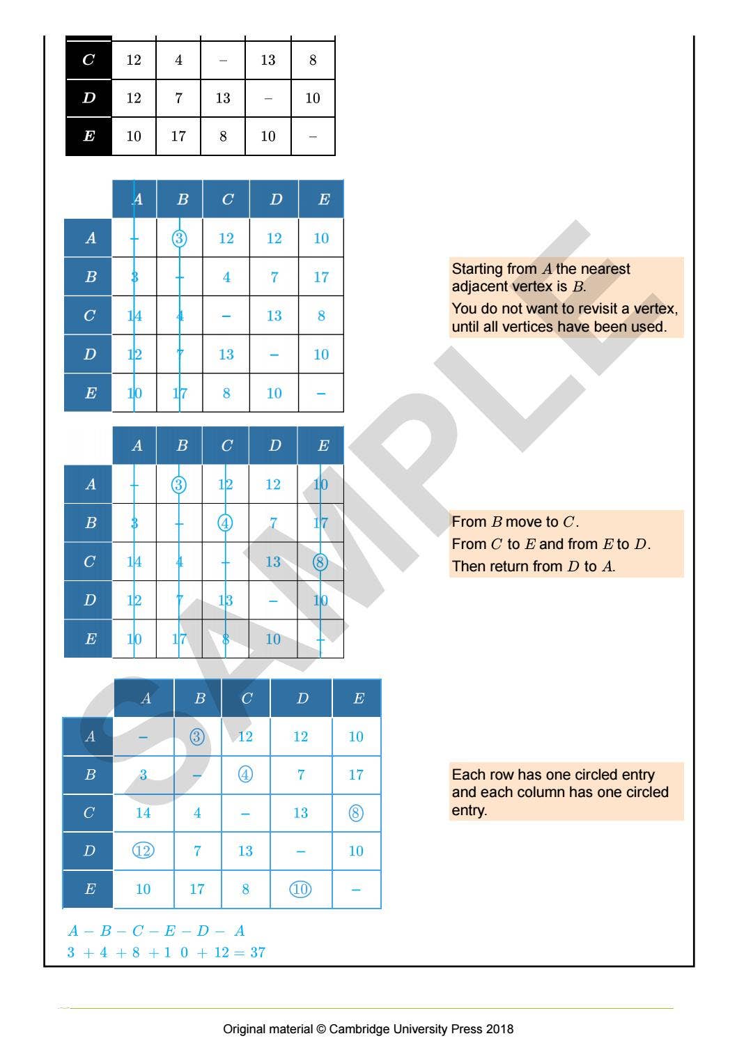 AQA Further Maths Discrete Sample by Cambridge International Education ...