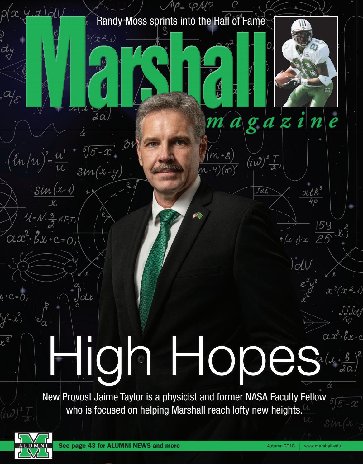 Marshall Magazine Autumn 2018 by Susan Tams, Marshall University - Issuu