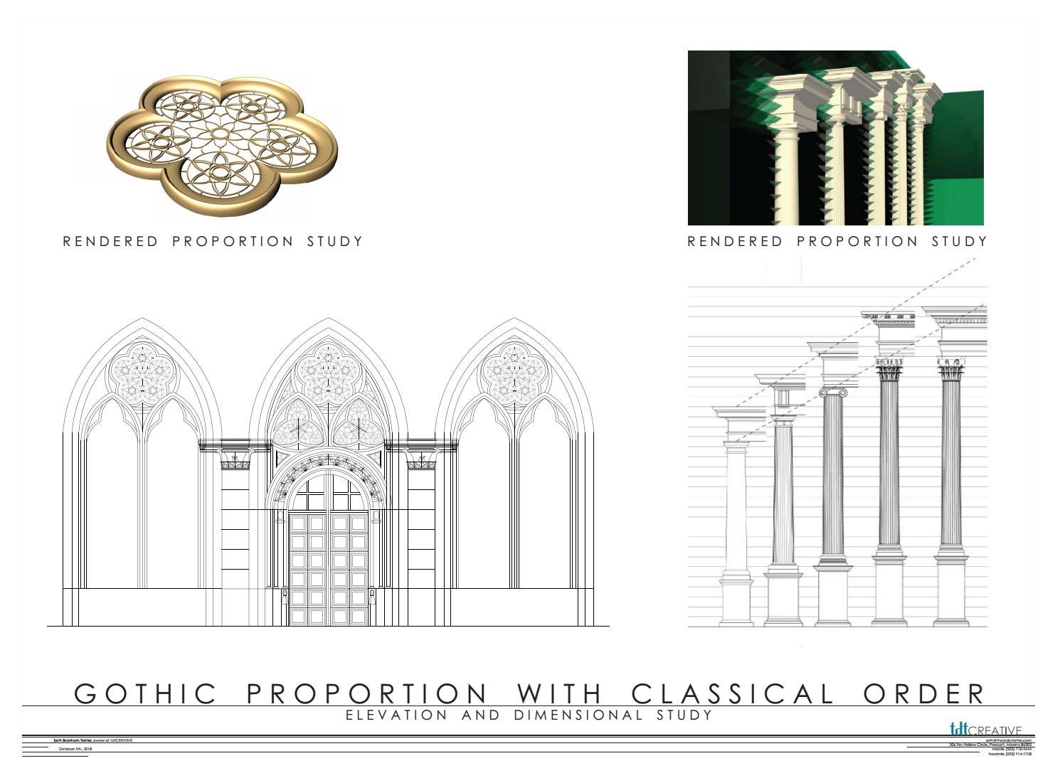 Gothic and Classical Order Proportion by Seth Branham Trotter - Issuu