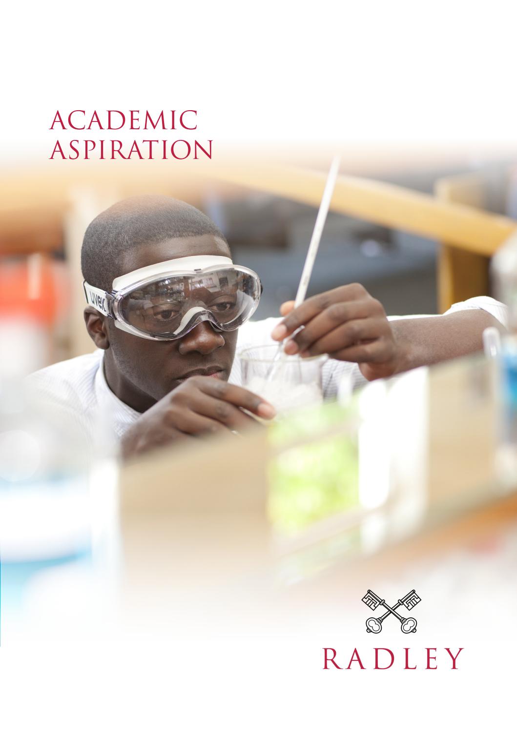Academic Aspiration by Radley College - Issuu
